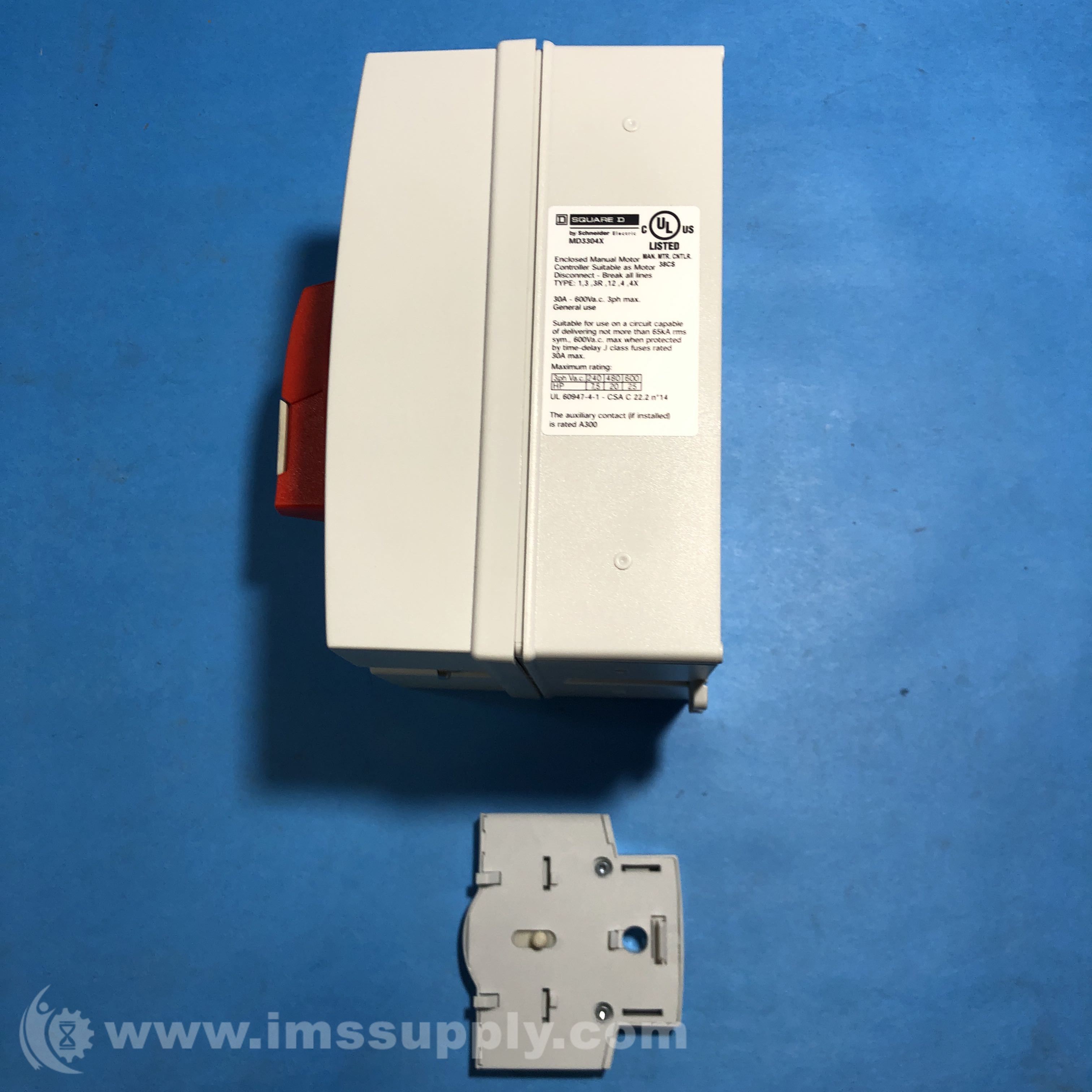 Schneider Electric MD3304X Non-Fusible Disconnect Switch - IMS Supply