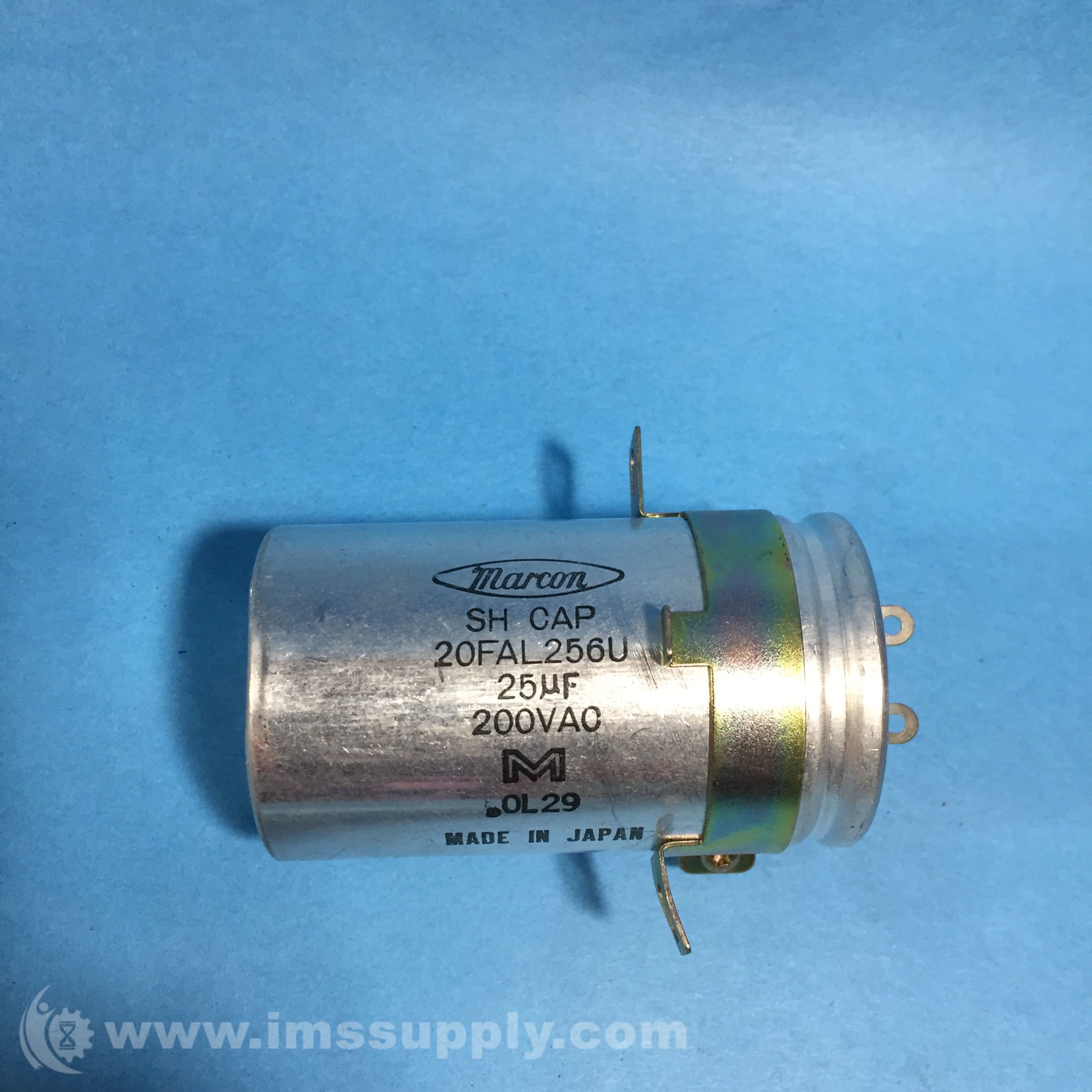 Marcon 20FAL256U Capacitor, 25 uf, 200 VAC - IMS Supply