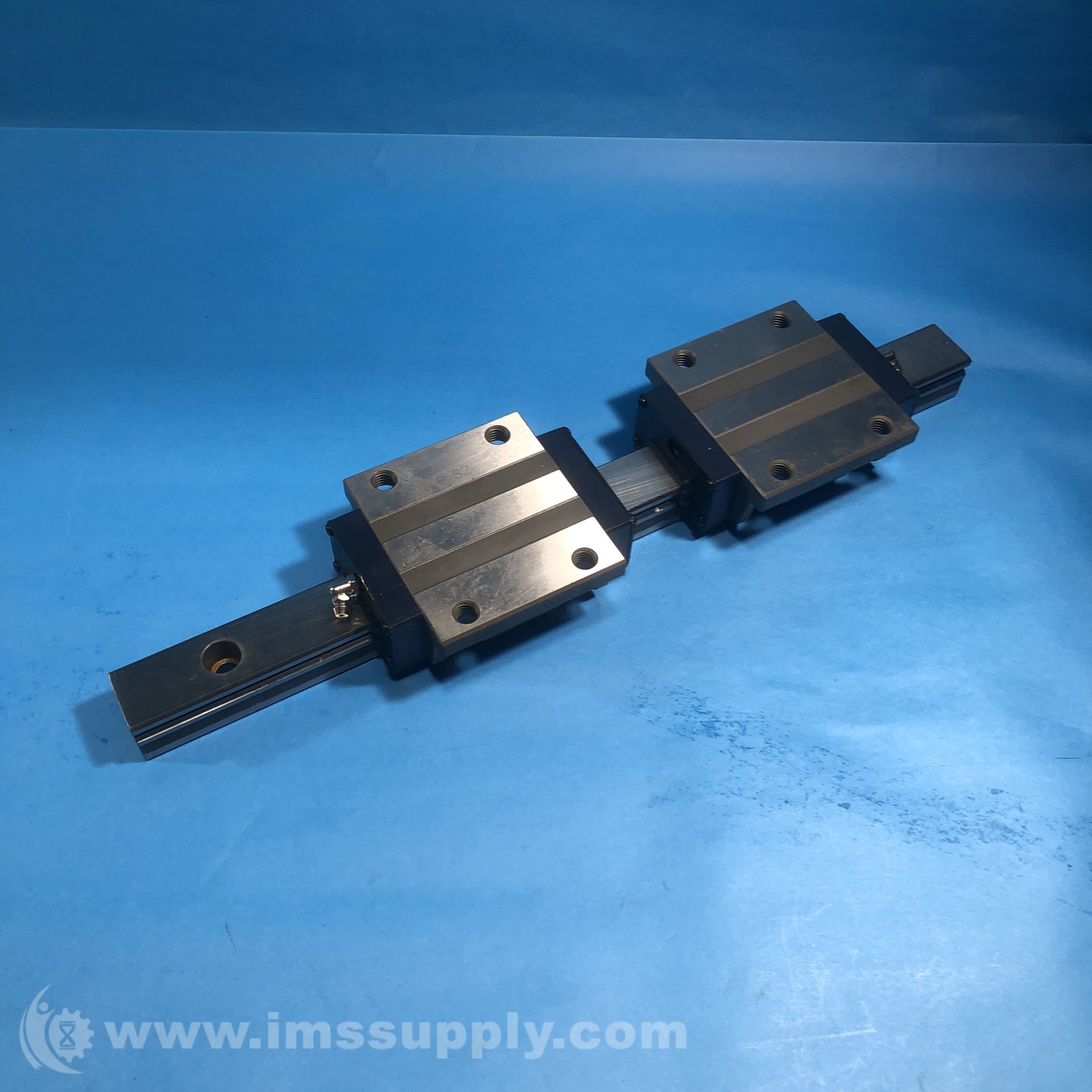 IKO Linear Motion Guide, 2x IKO LWHT 30 Blocks, Rail - IMS Supply