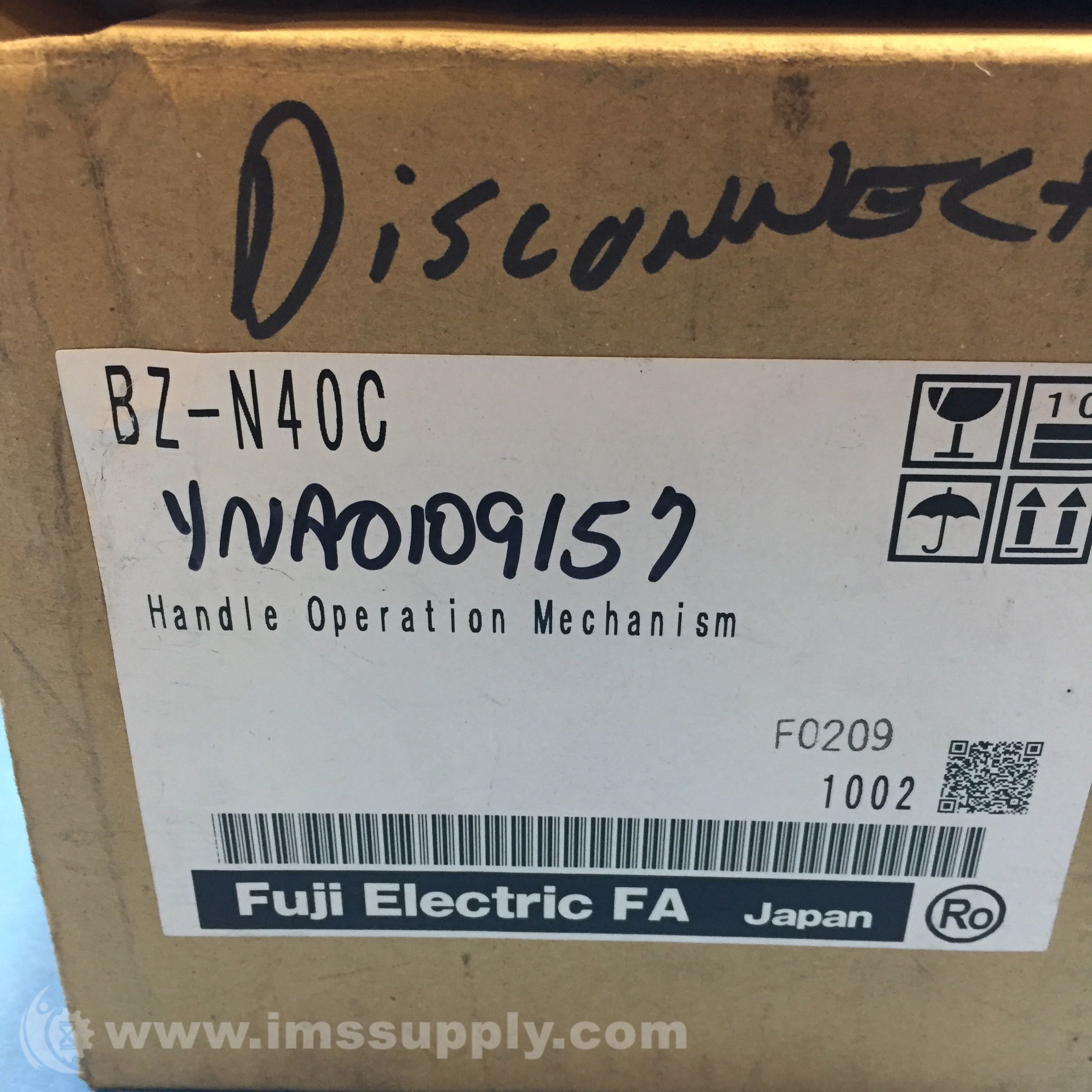 Fuji Electric BZ-N40C Handle Operating Mechanism - IMS Supply