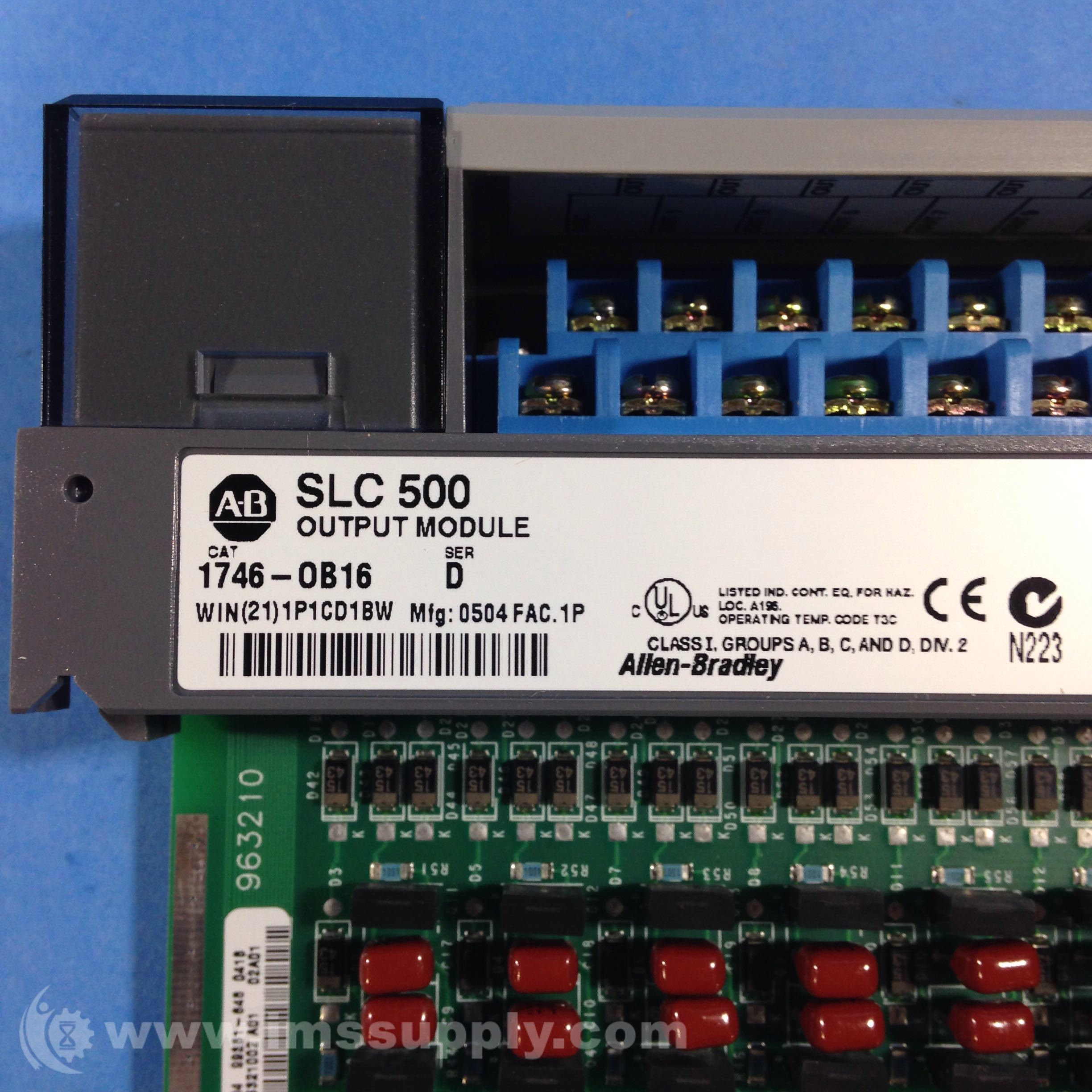 Allen Bradley 1746-OB16 D Output Module - IMS Supply