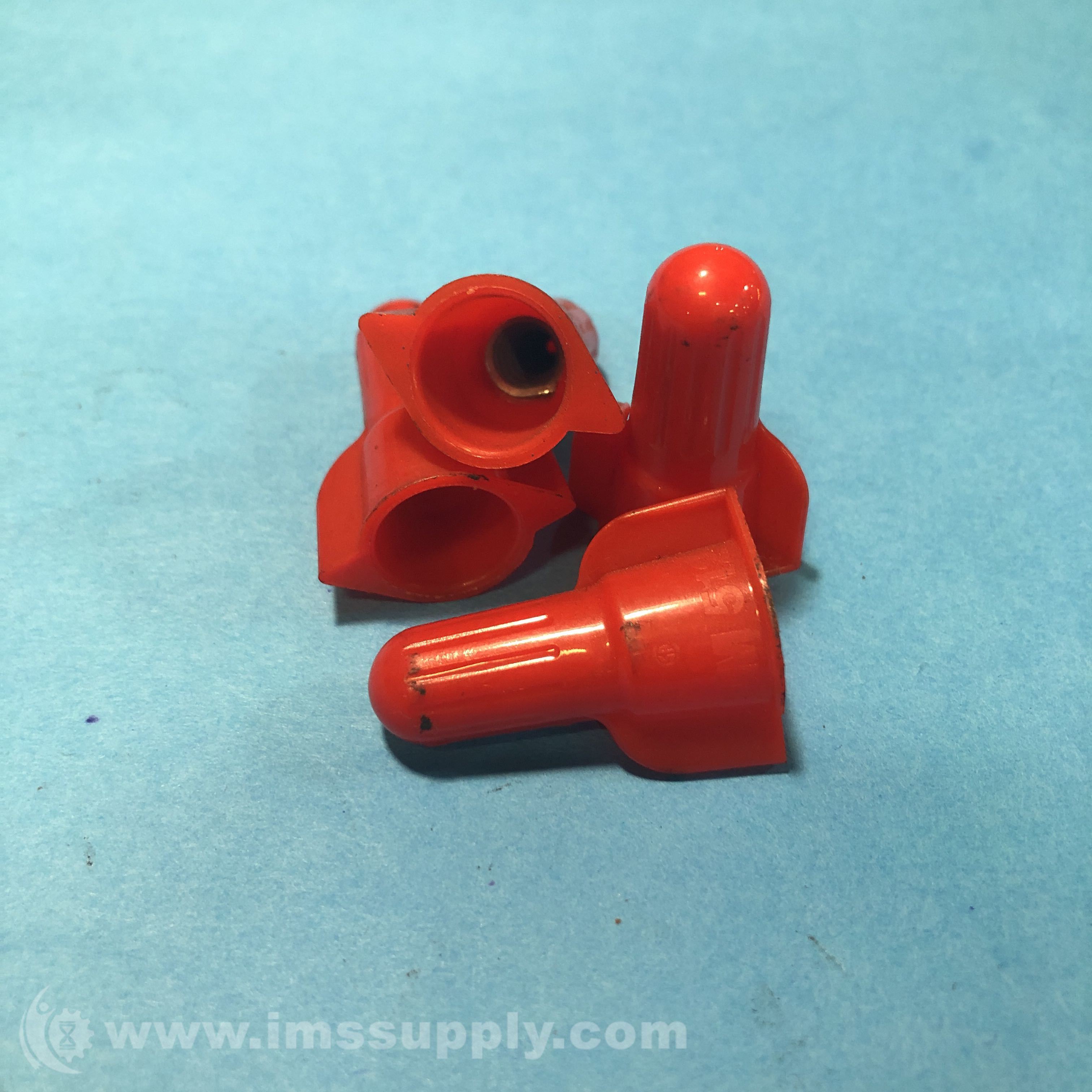 Set of 4 Terminal Twist On Wire Cap, Wing Connector, Red - IMS Supply