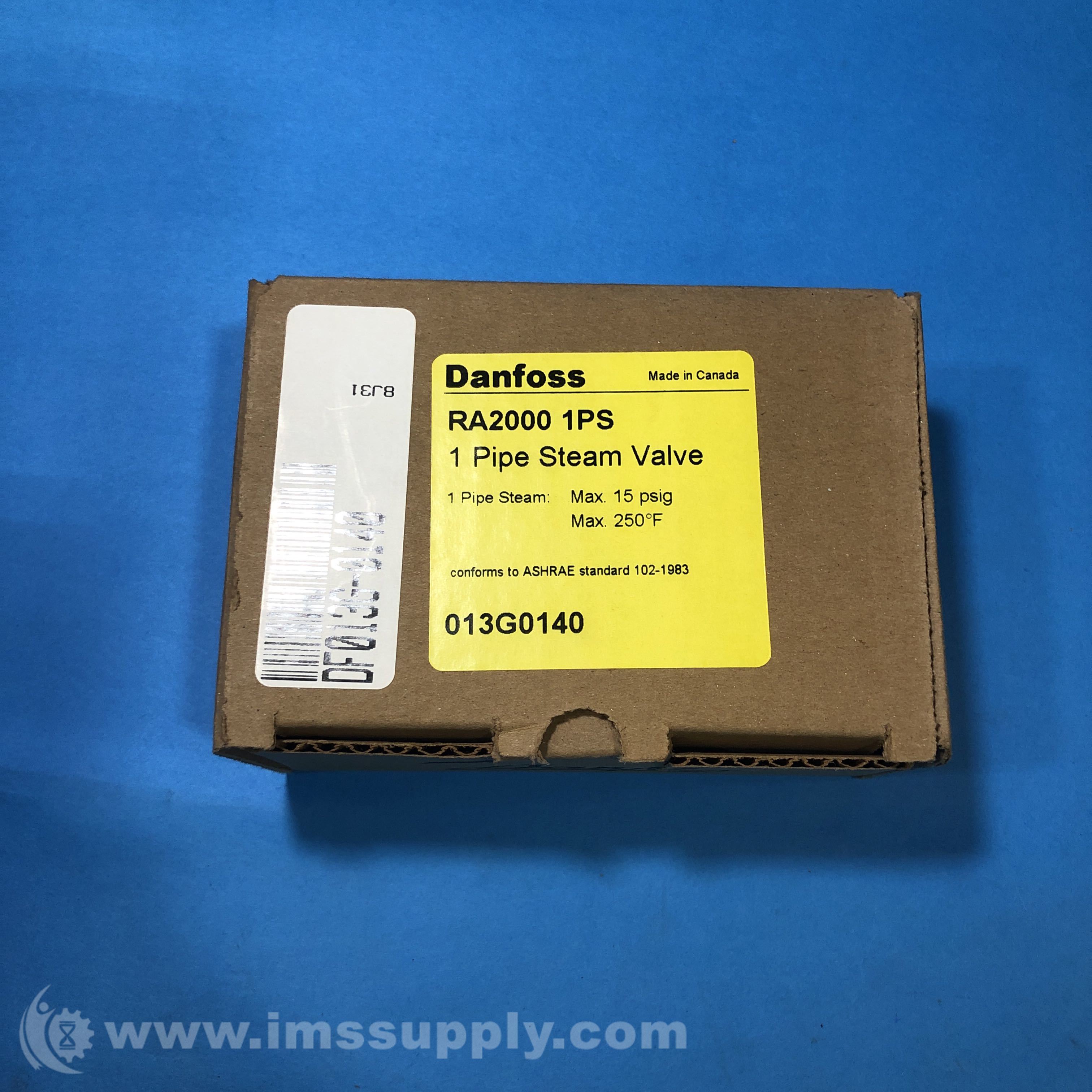 Danfoss RA2000 1PS 1 Pipe Steam Valve - IMS Supply