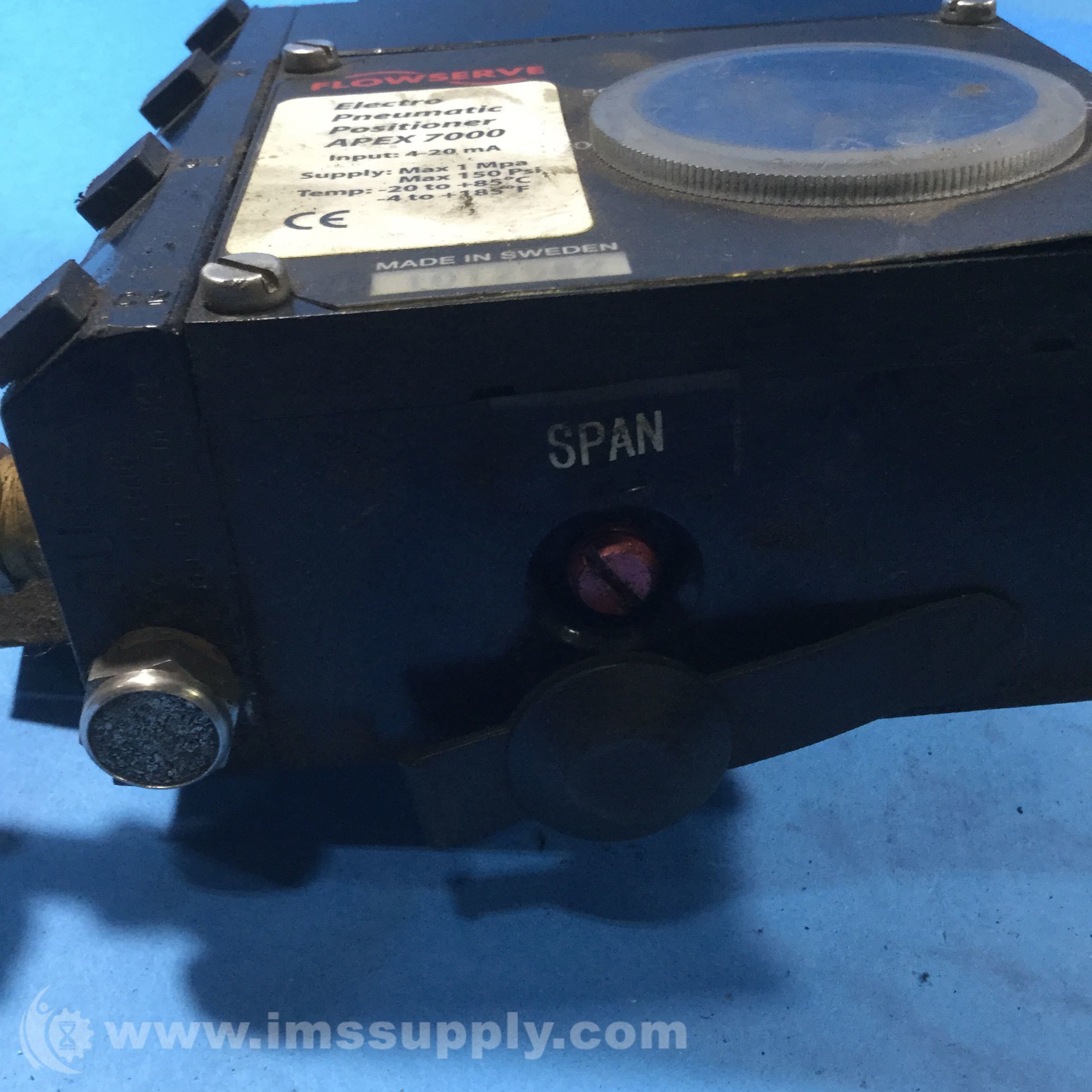 Worcester W71137ATO Electro Pneumatic Positioner, APEX 7000 - IMS Supply