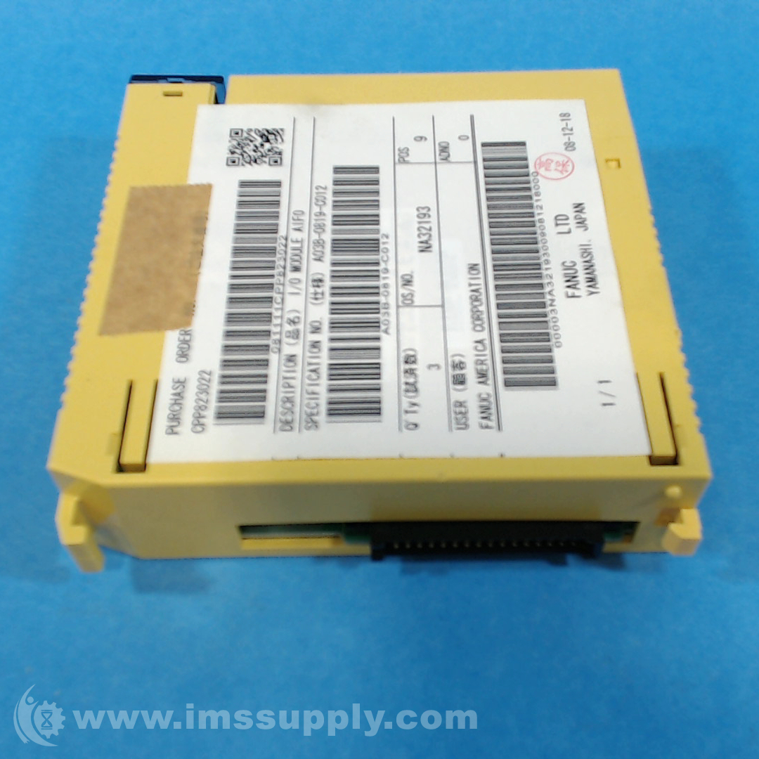 Fanuc A03B-0819-C012 I/O Module AIFO - IMS Supply