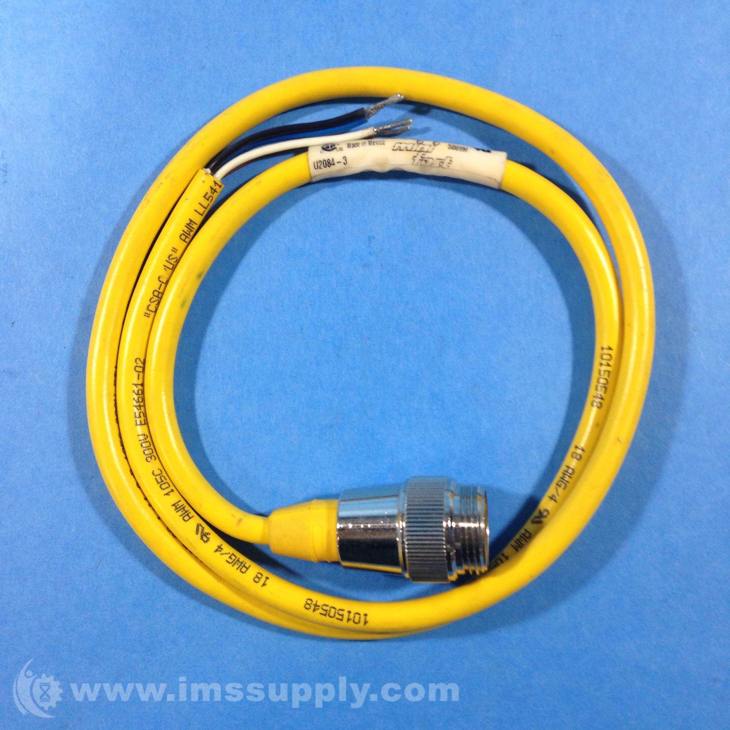 Turck RSM 40-1M Cordset 4-Pin Micro Male Straight Connector - IMS Supply