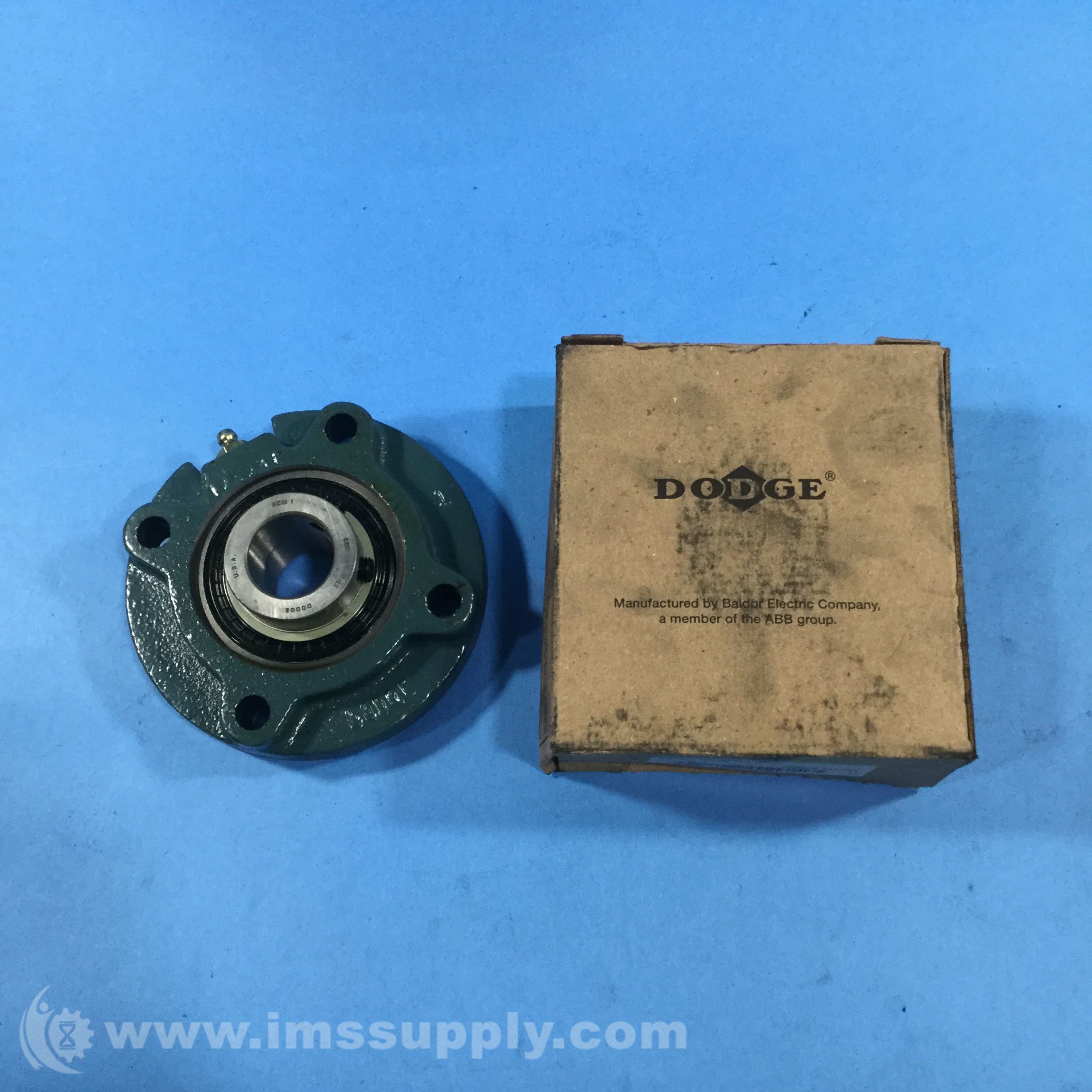 Dodge 126167 Flange-Mount Ball Bearing, Four-Bolt Piloted - IMS Supply