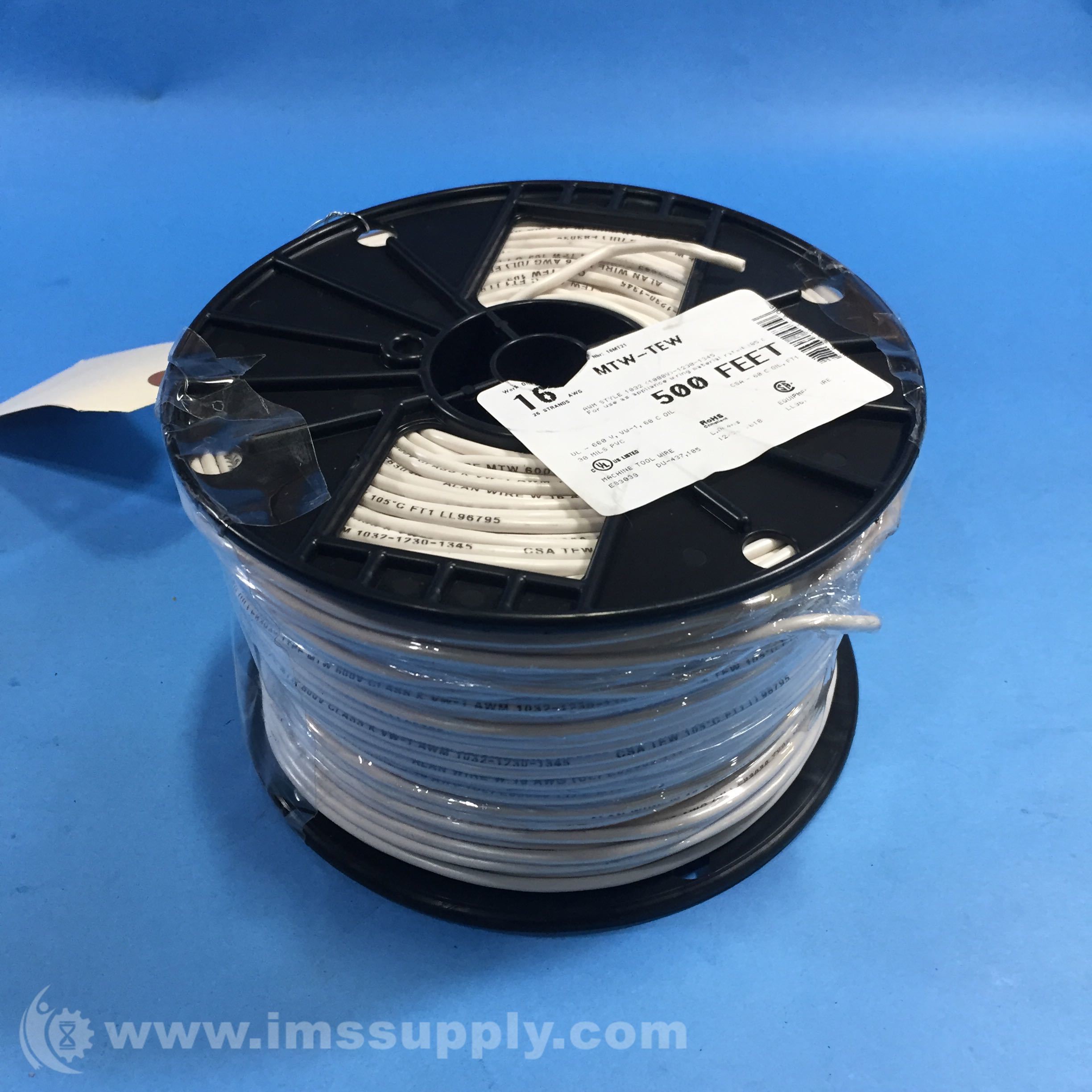 16MT21 Machine Tool Wire, 500 FT - IMS Supply