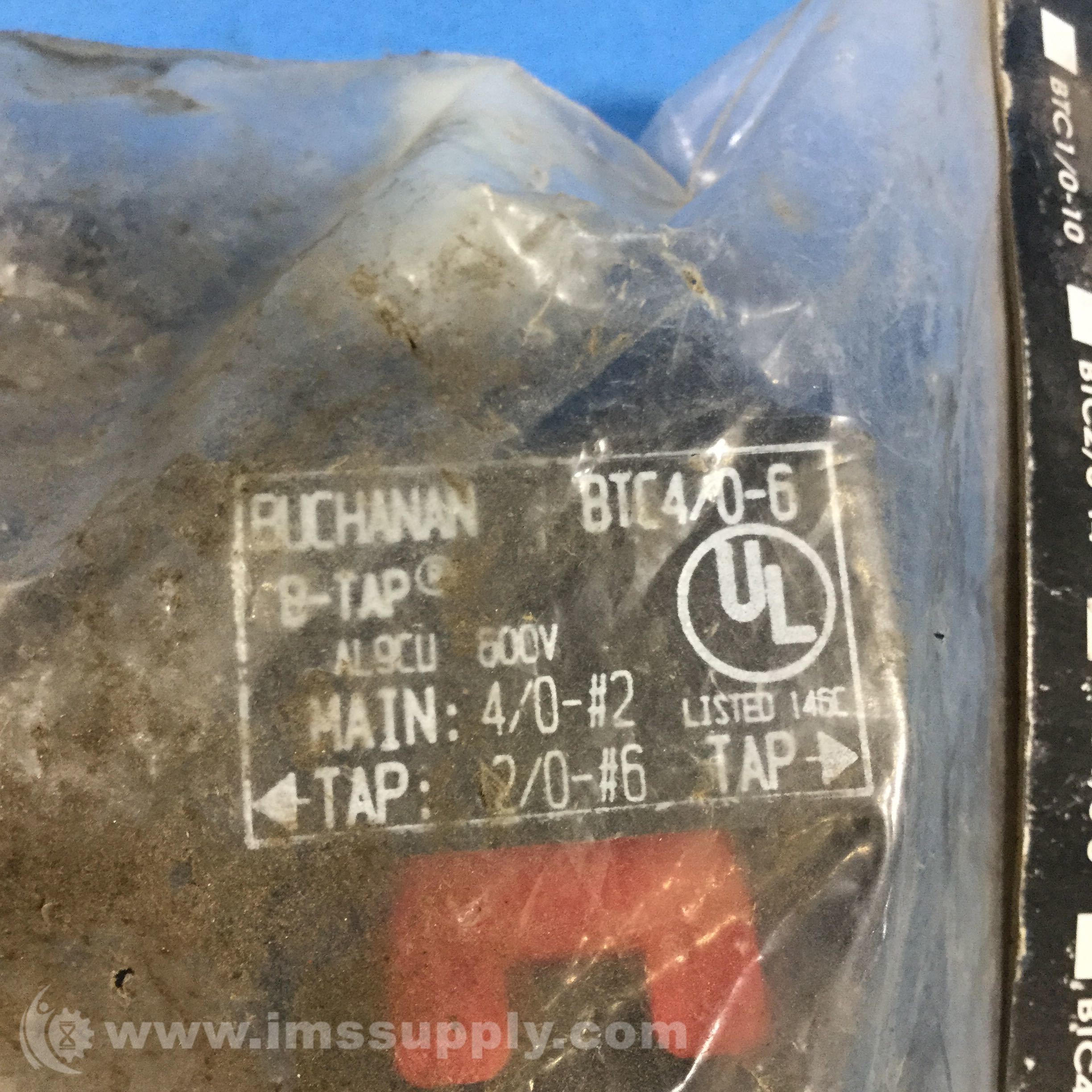 Buchanan Terminal Blocks BTC4/0-6 B-Tap Connector - IMS Supply