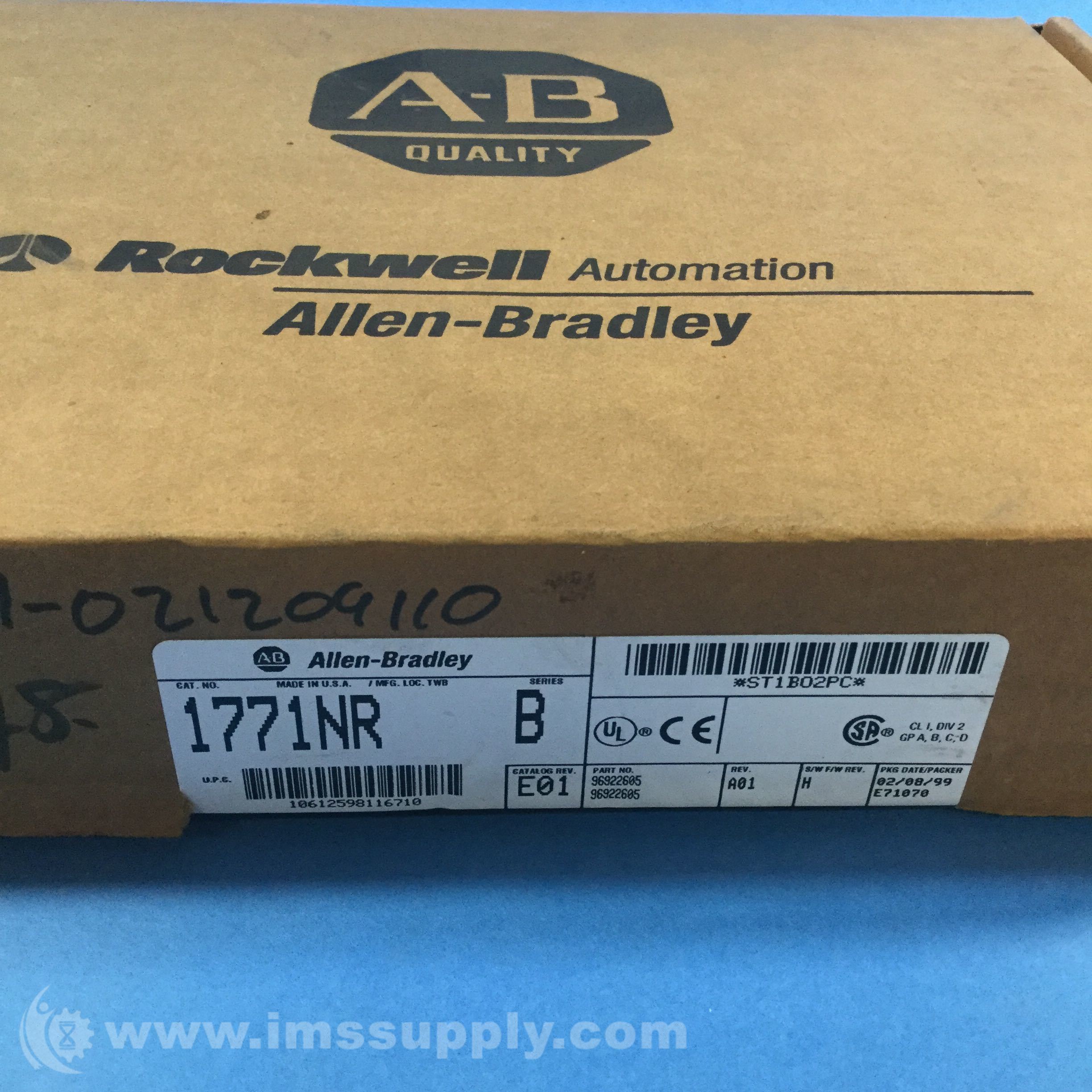 Allen Bradley 1771-NR, High Resolution Isolated Analog Module - IMS Supply