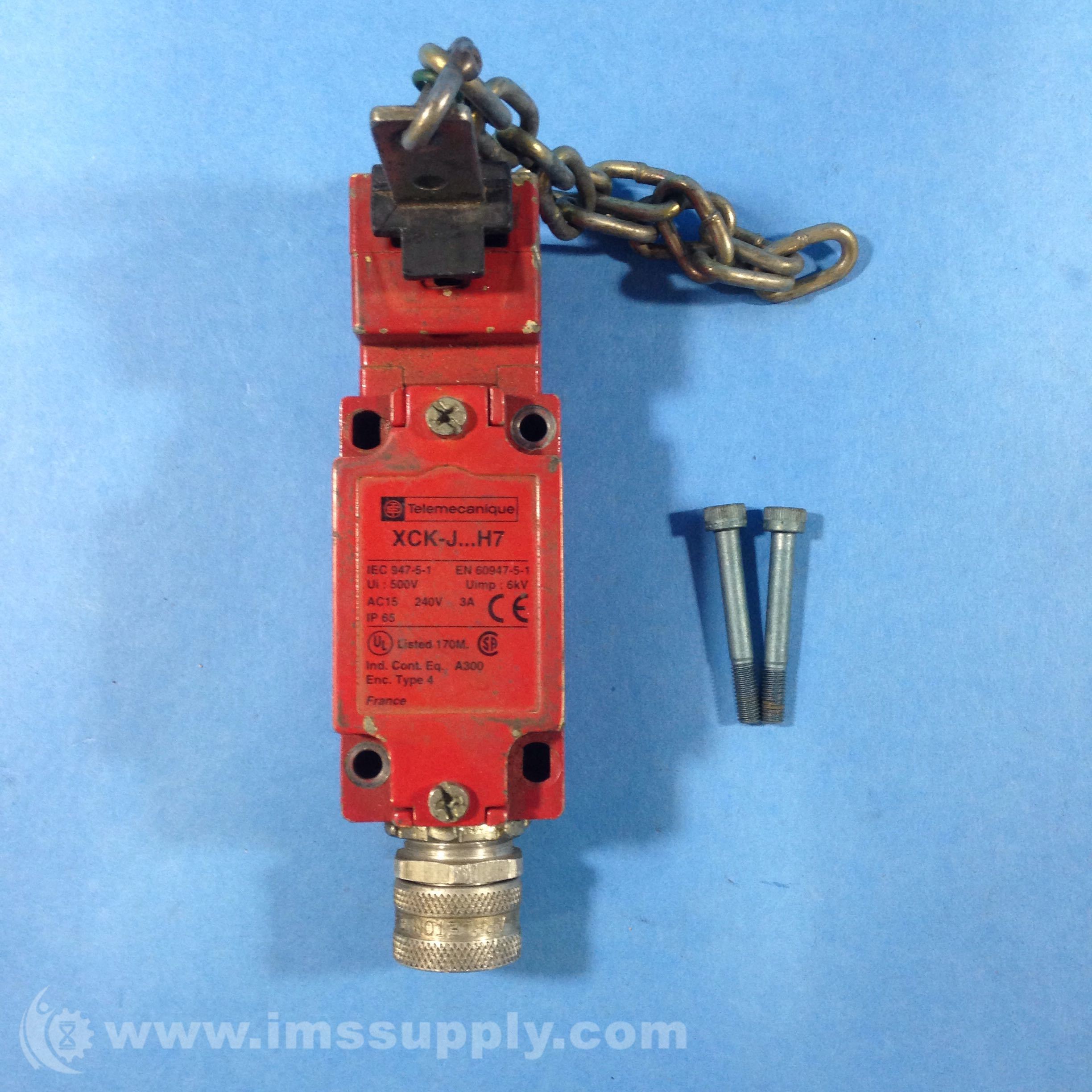 Telemecanique XCK-J...H7 Limit Switch with Key 240V 3A - IMS Supply