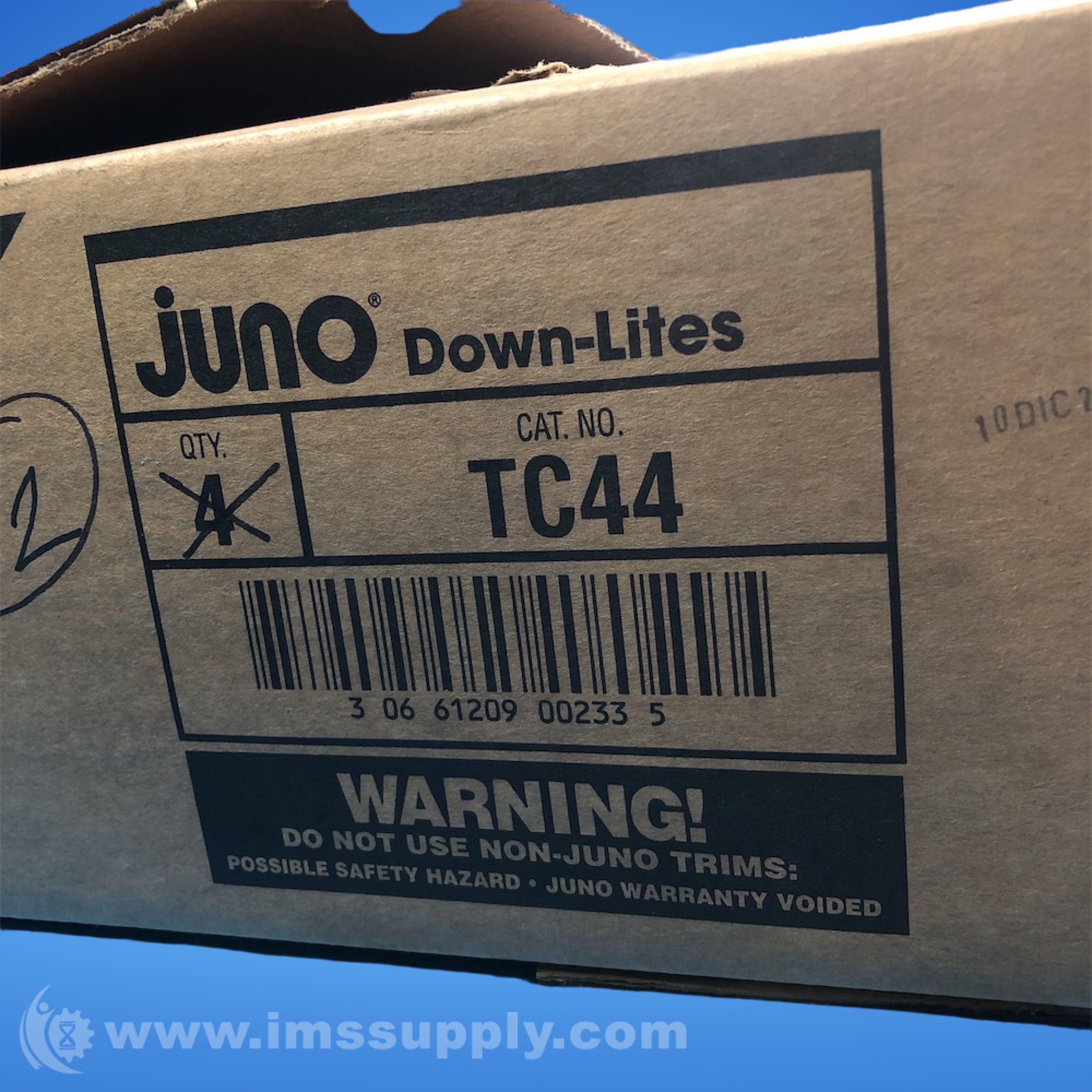 Juno Lighting TC44 Recessed Downlight Box of 4 - IMS Supply