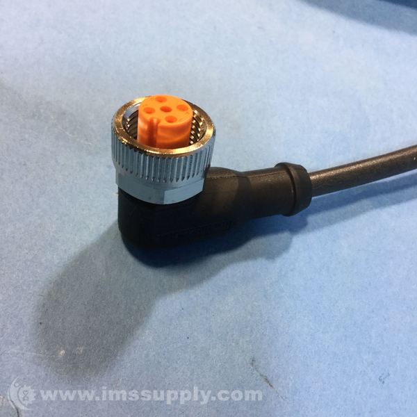 Ifm EVC009 Cordset, M12 Female R/A, 4 Wire, 5 Pin, LED, 10m, PUR - IMS ...