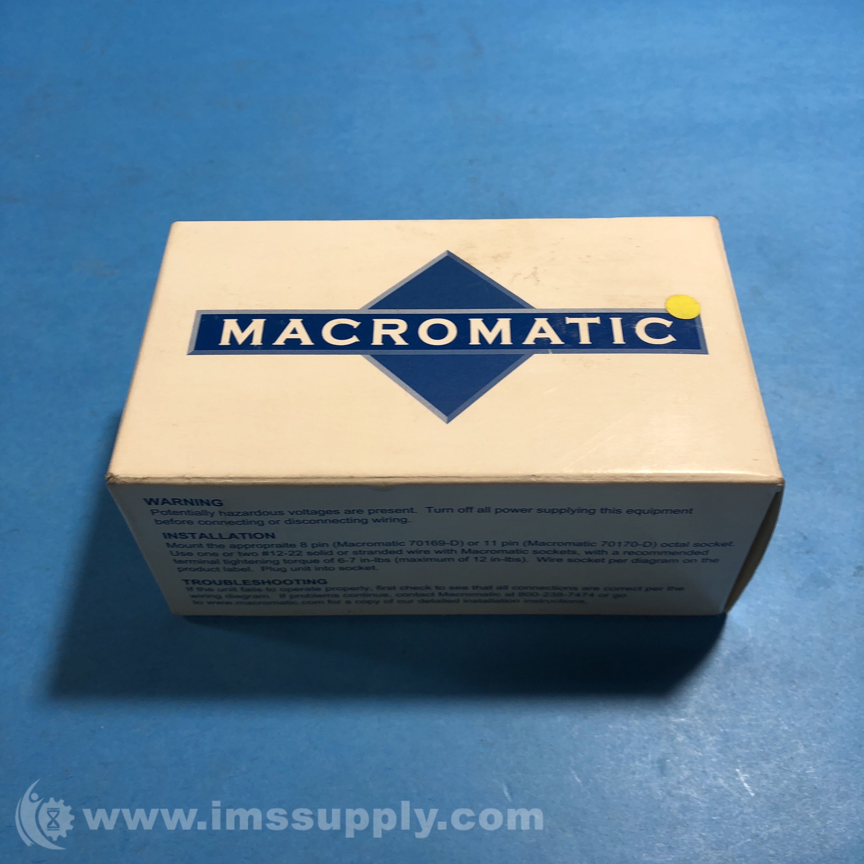 Macromatic TR-66128 Time Delay Relay - IMS Supply