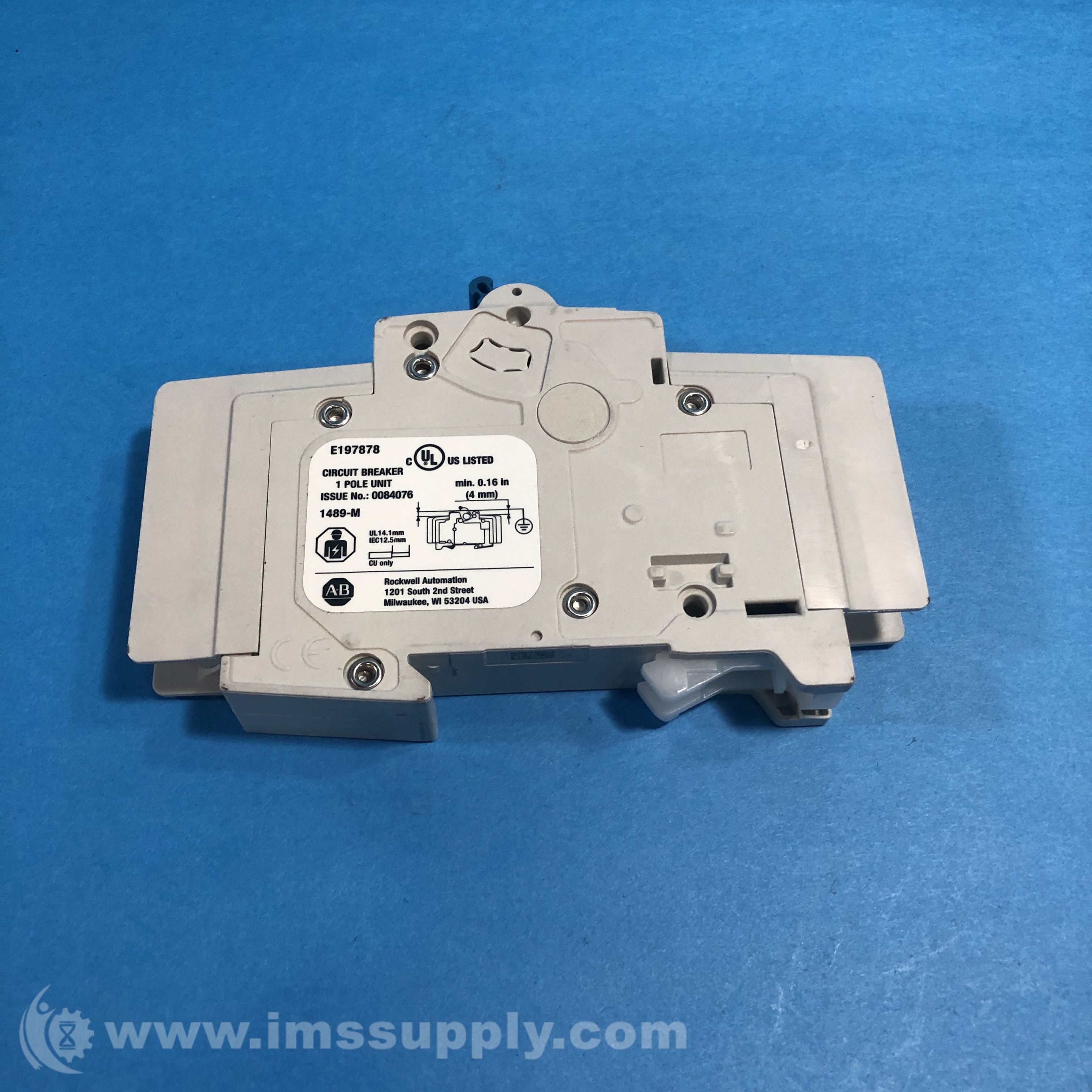 Allen Bradley 1489-M1D040 Series D Miniature Circuit Breaker - IMS Supply