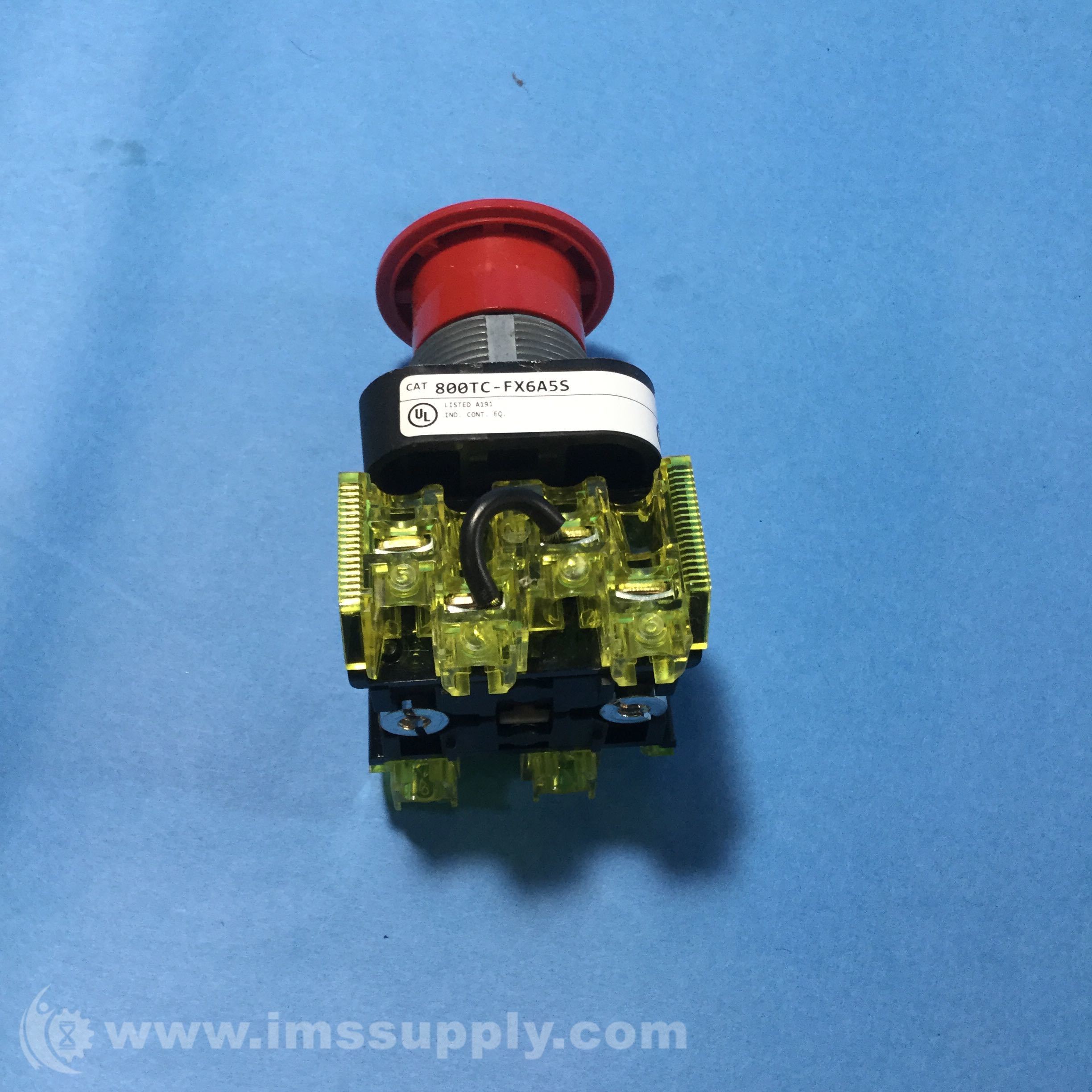 Allen Bradley 800TC-FX6A5S 30MM, Red, Finger-Safe Push-Pull - IMS Supply