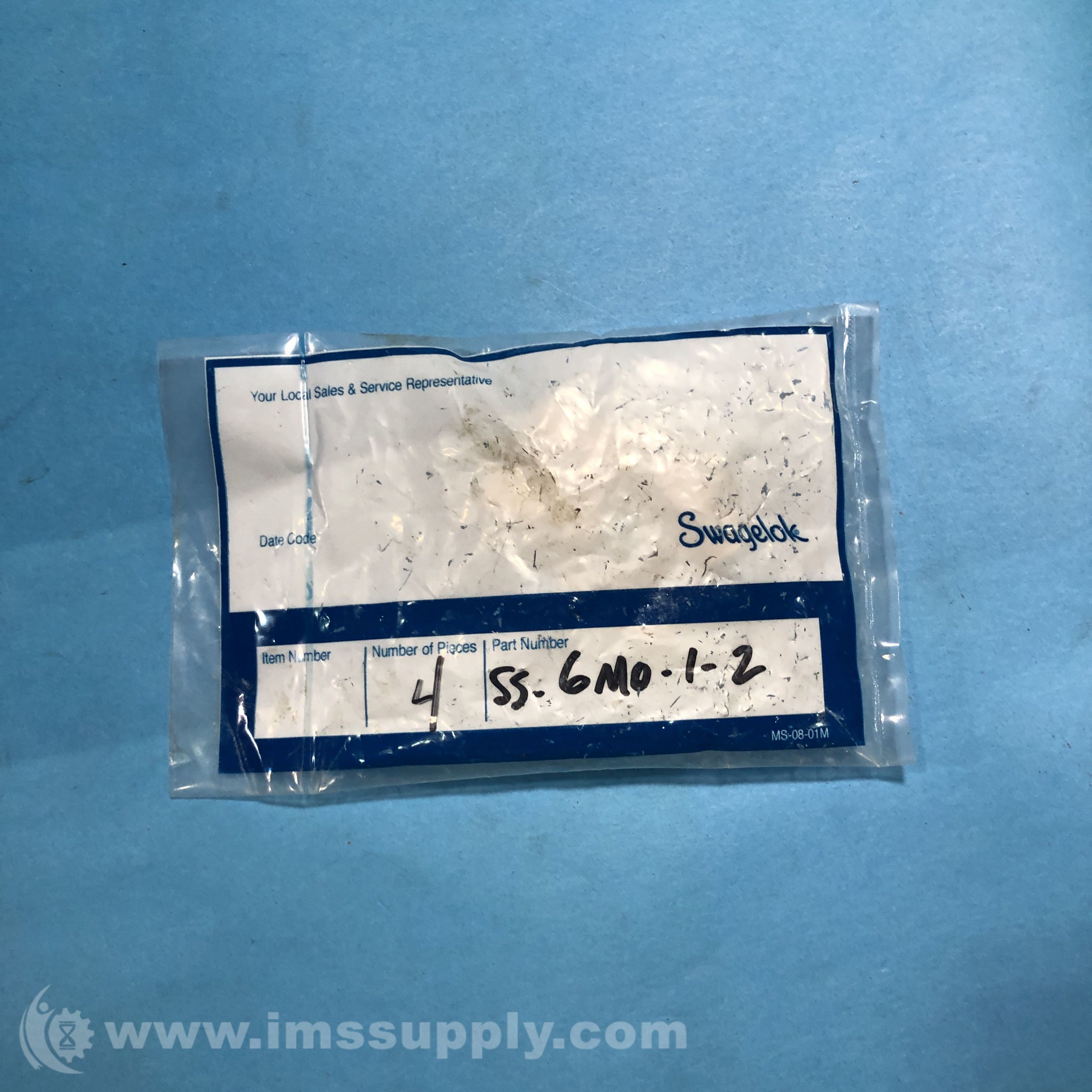 Swagelok SS-6MO-1-2 - IMS Supply