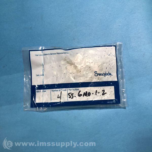 Swagelok SS-6MO-1-2 - IMS Supply
