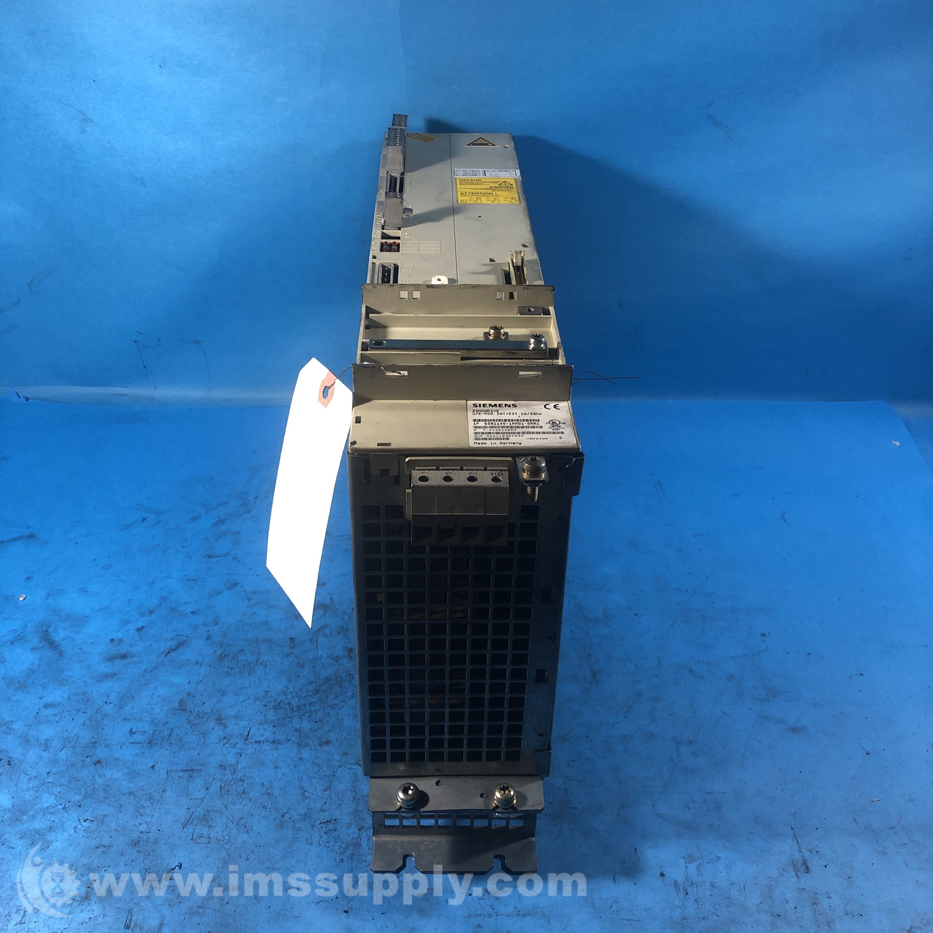 Siemens 6SN1145-1AA01-0AA1 Infeed Module - IMS Supply