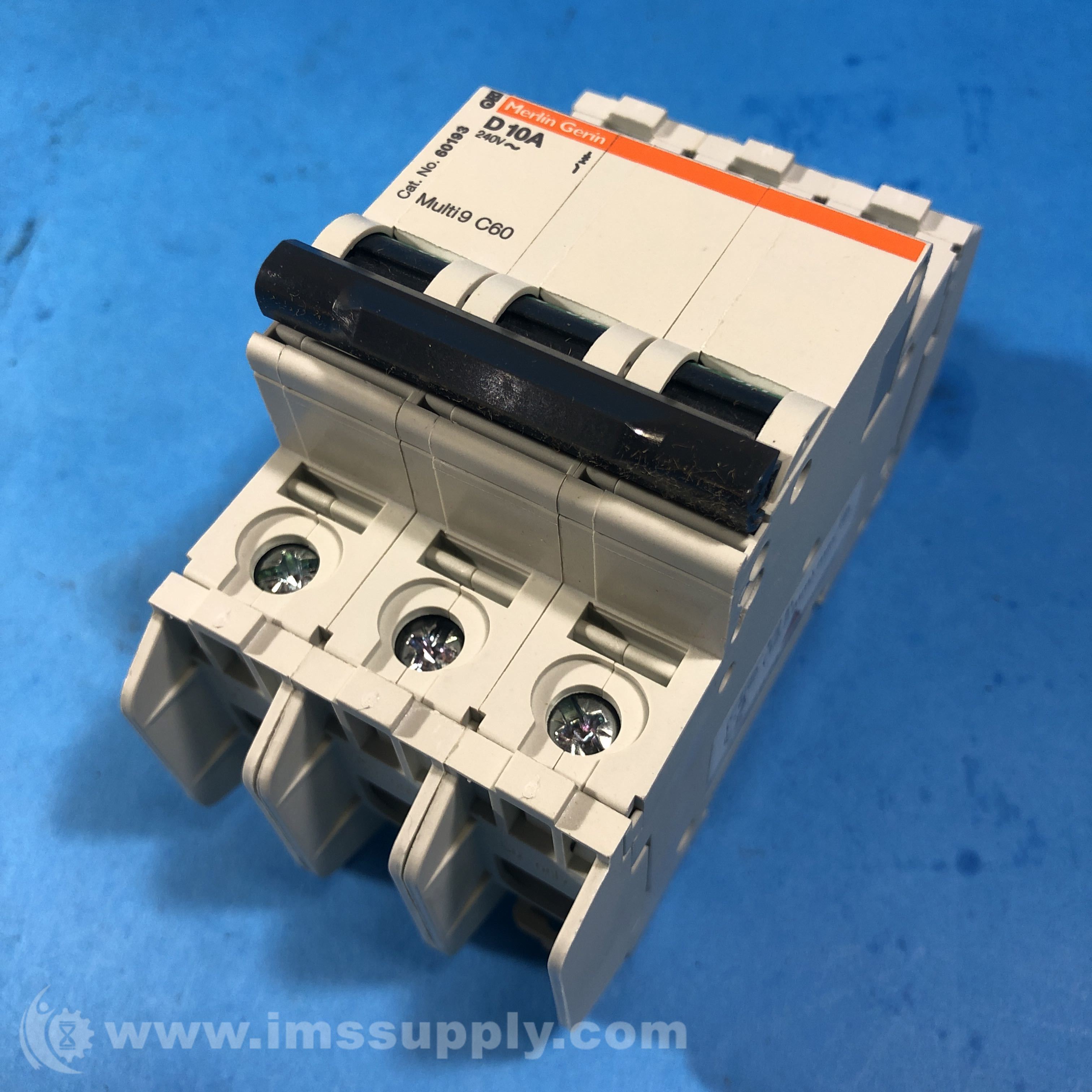 Schneider Electric 60193 Circuit Breaker, Miniature, 3, 10 A - IMS Supply