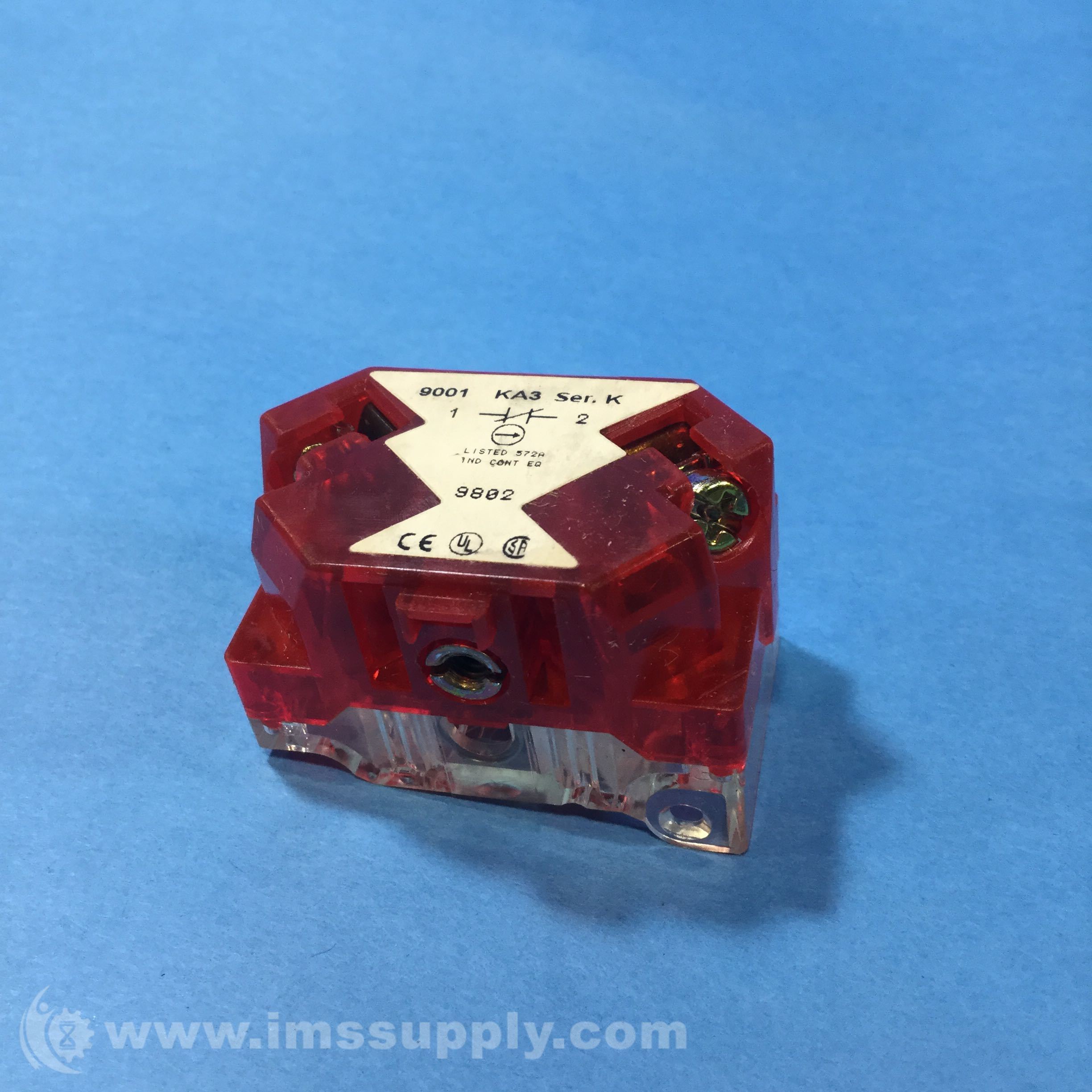 Square D 9001-KA3 Series K 30mm Contact Block - IMS Supply
