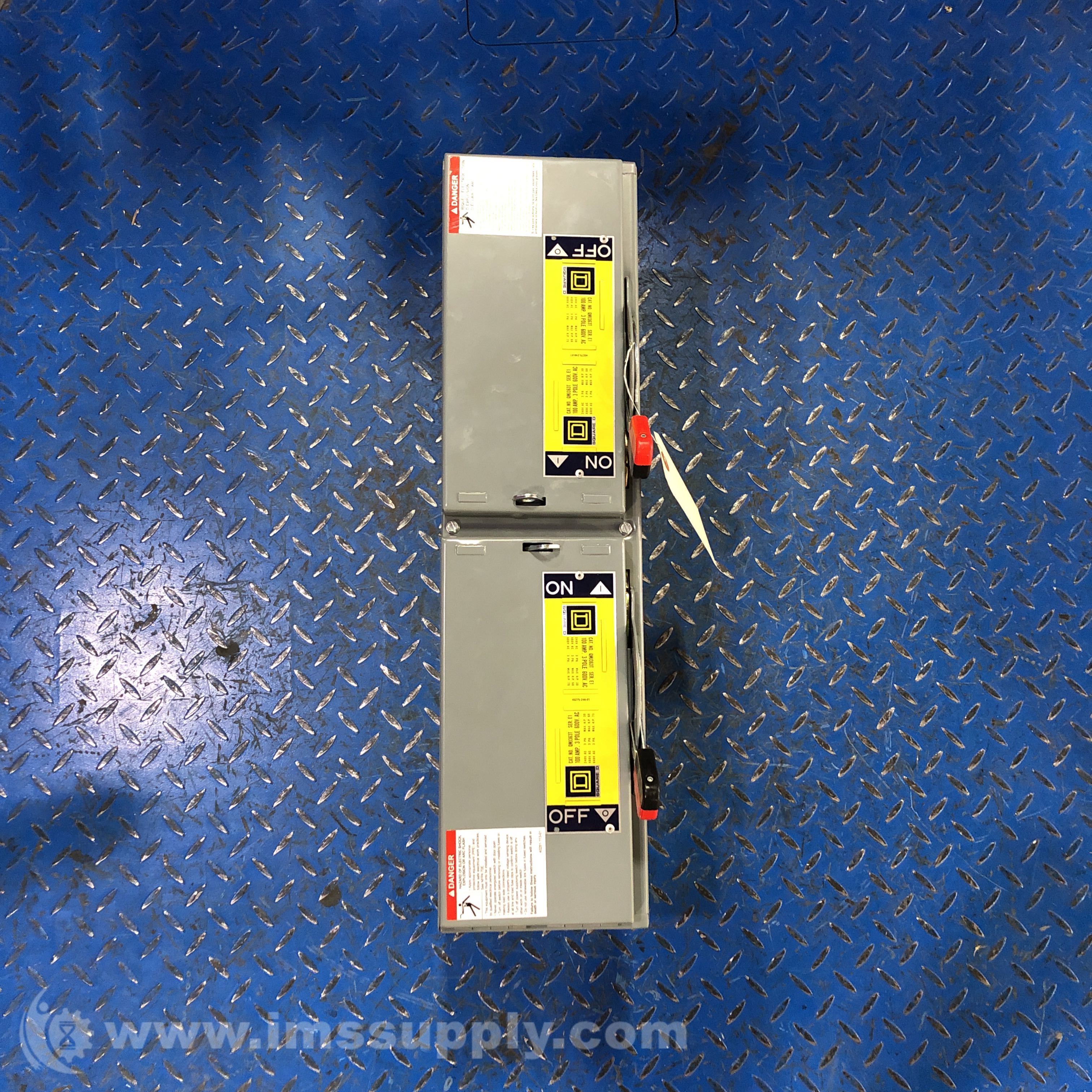 Square D QMJ363T Fusible Switch, QMJ, 100A to 60A, 600VAC, 3 Pole - IMS ...