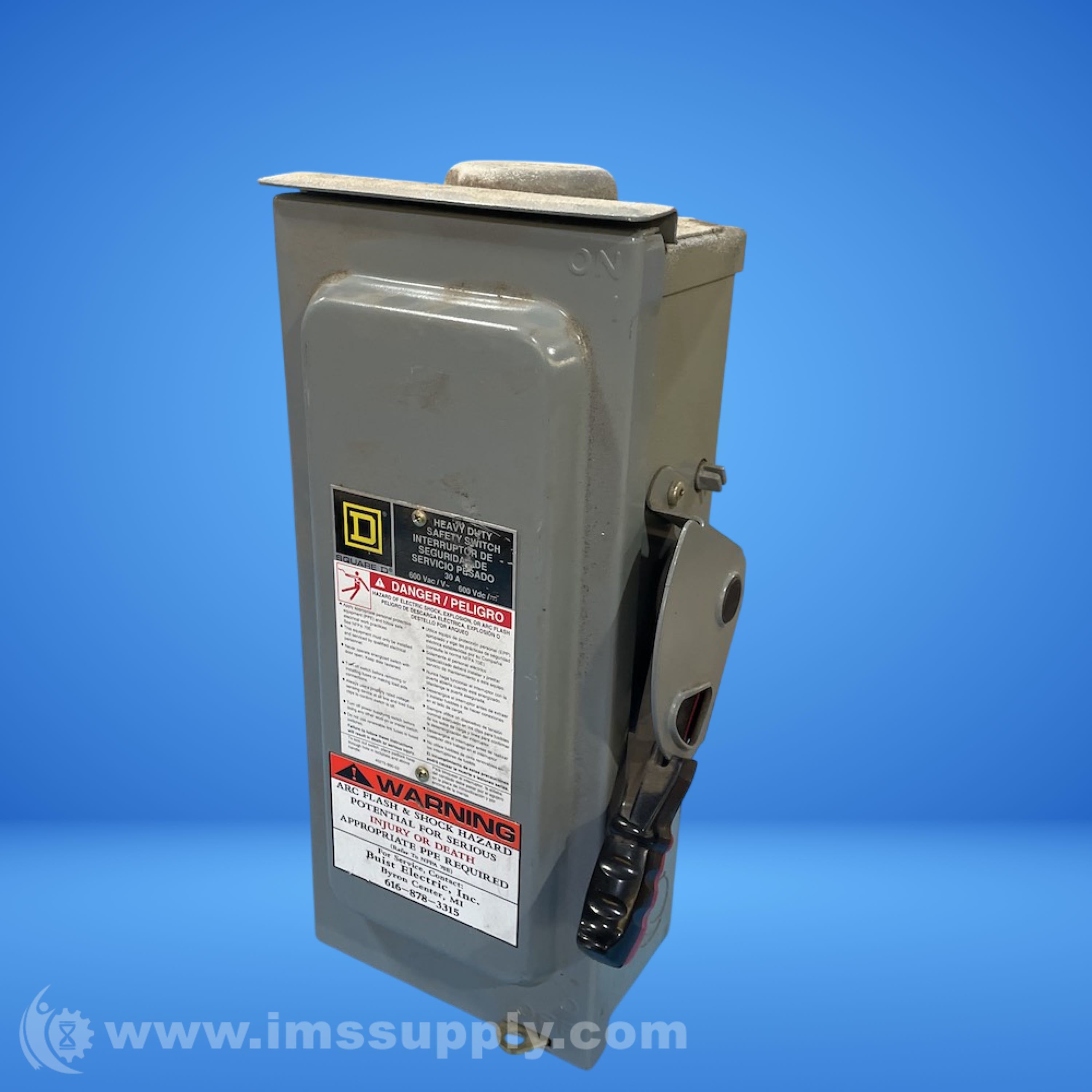 Square D H361RB 30A Fusible Safety Switch - IMS Supply