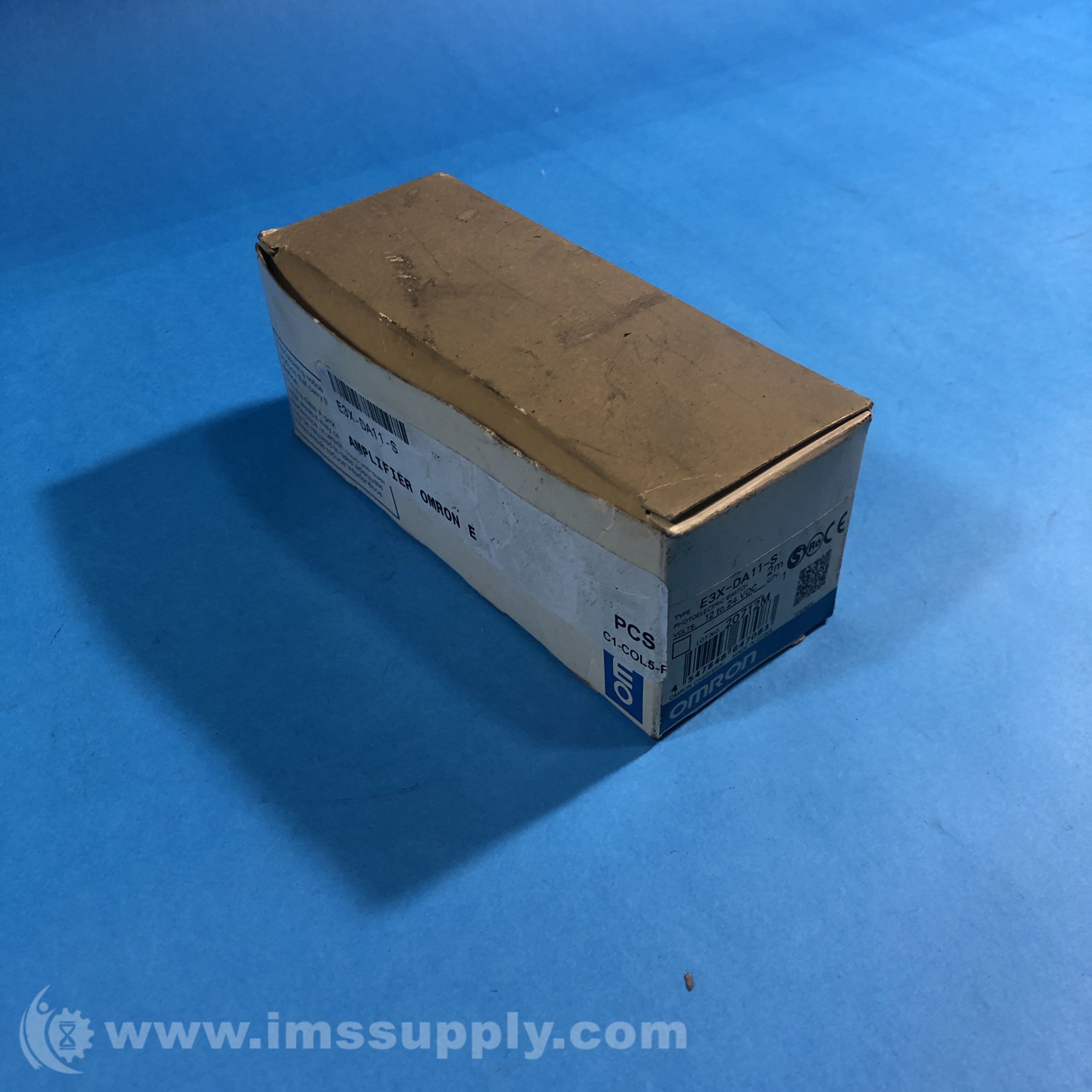 Omron E3X-DA11-S Photoelectric Digital Fiber Sensor Amplifier - IMS Supply