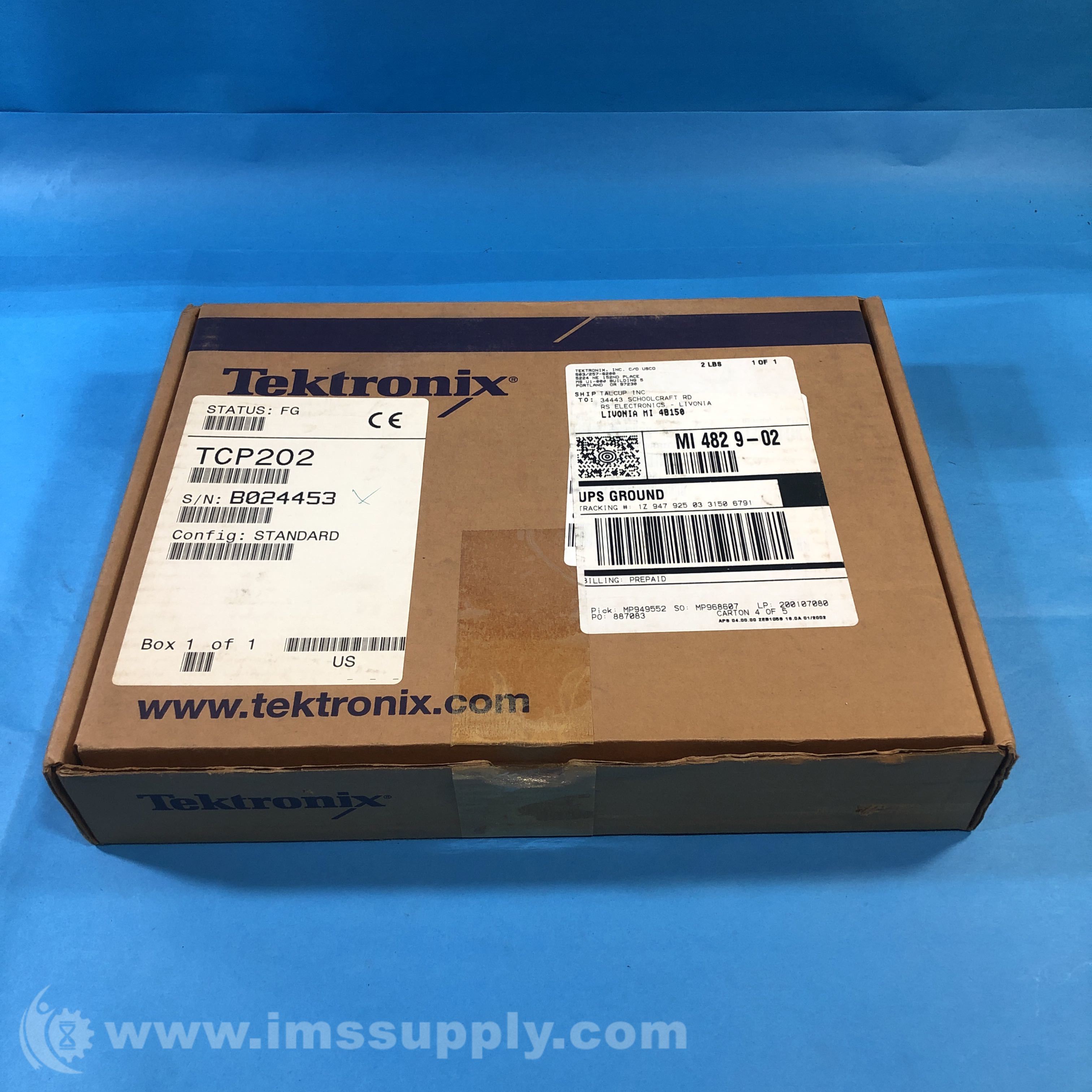 Tektronix TCP202, 15A AC/DC Coupled Current Test Probe - IMS Supply