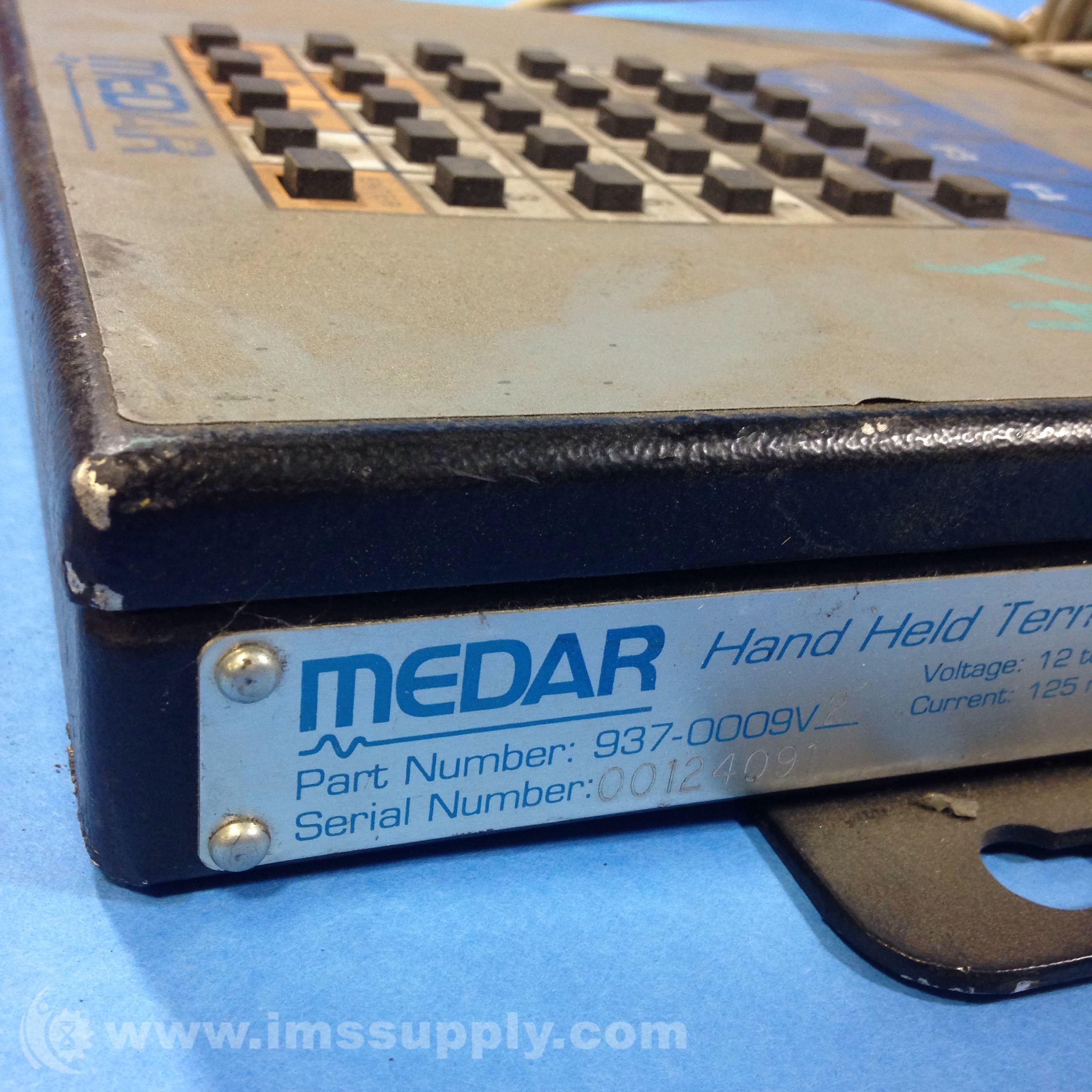 Medar 937-009V DEP 100S Data Entry Panel - IMS Supply