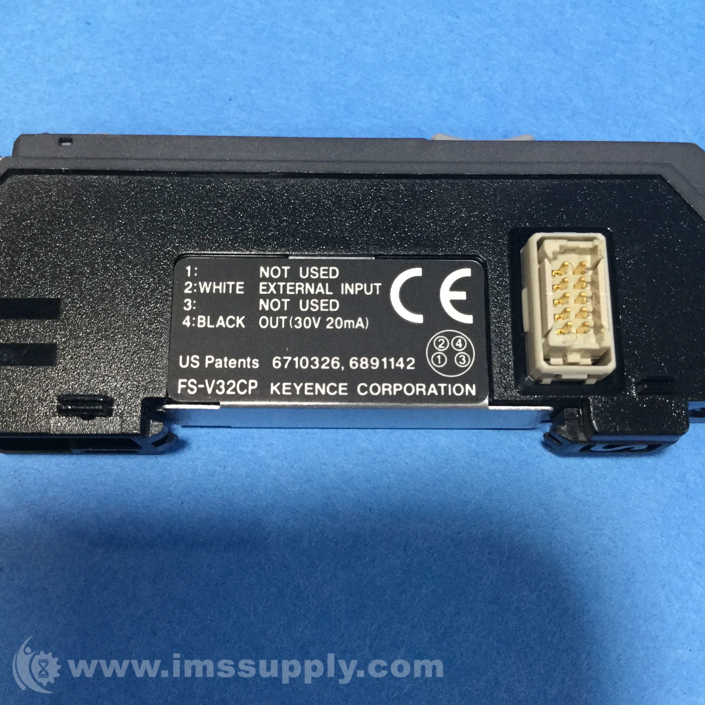 Keyence Corp FS-V32CP Photoelectric Fiber Optic Sensor 30V 20MA - IMS ...