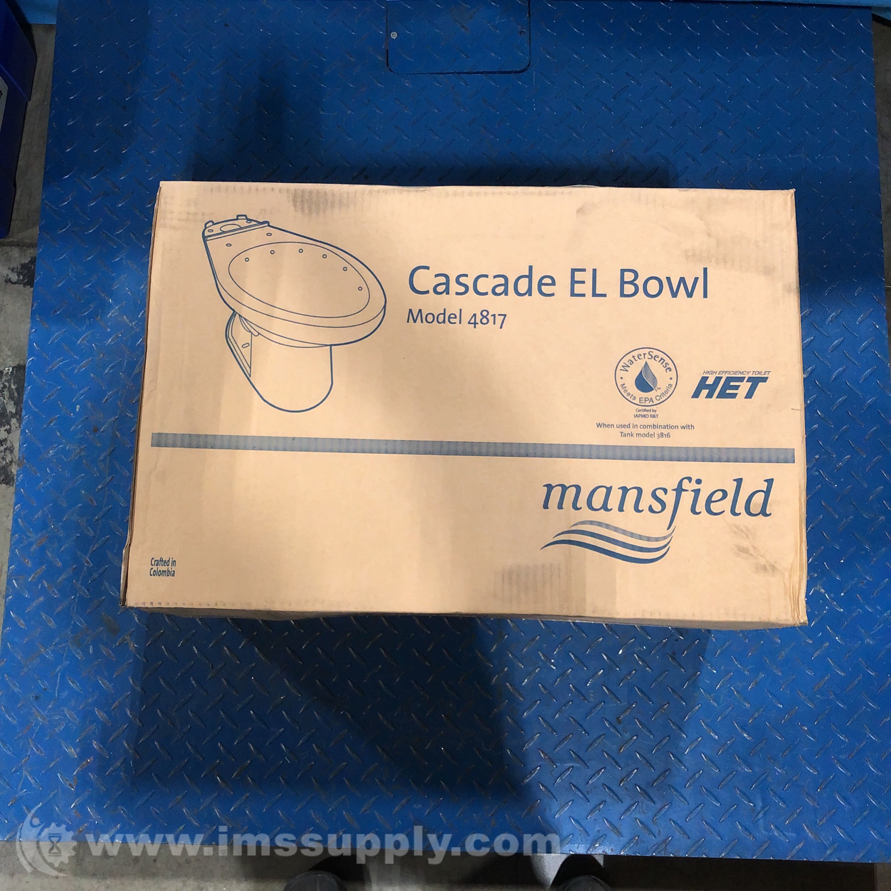 Mansfield Plumbing Products 481710000 Model 4817 Cascade El Bowl - IMS ...