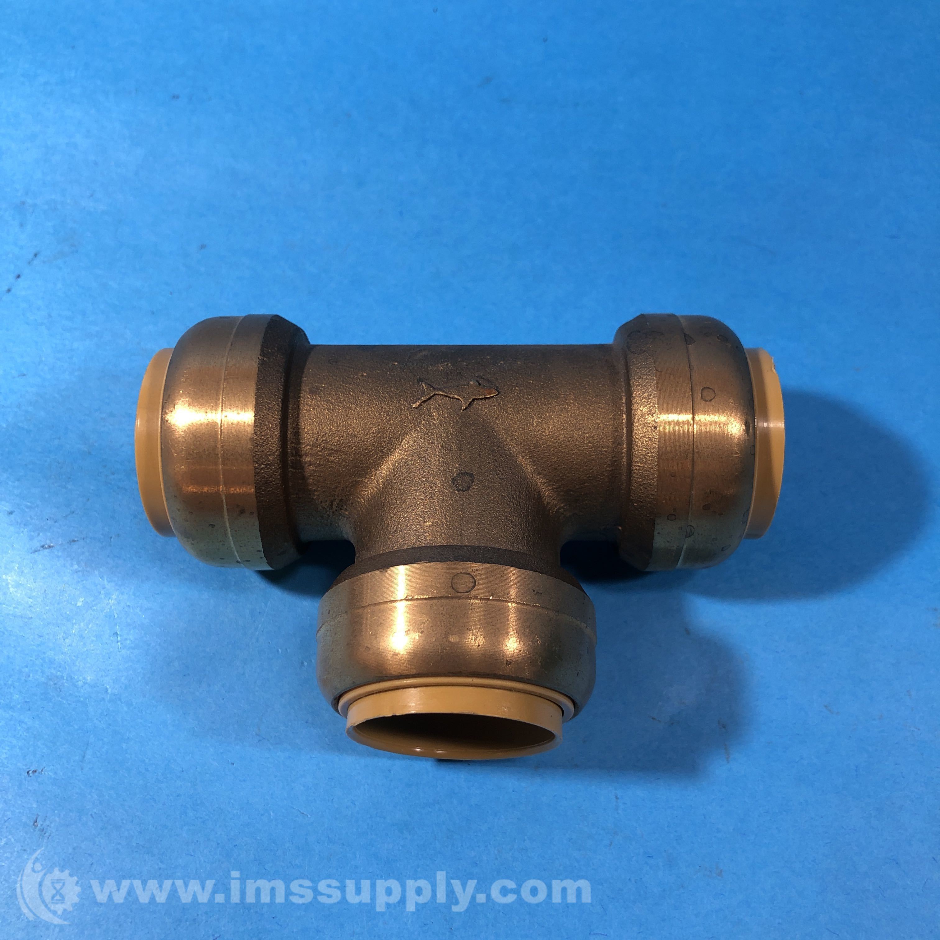 SharkBite F2615 1 Inch Push to Connect Brass Tee Fitting - IMS Supply