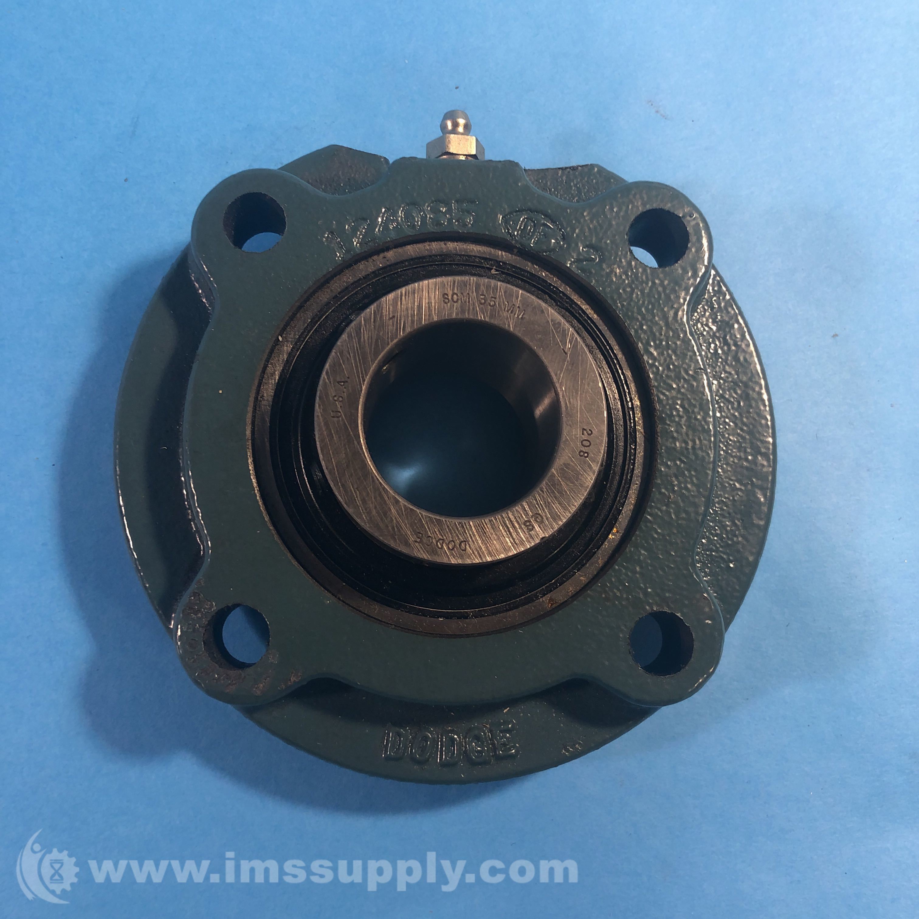 Dodge 124085 Piloted Flanged Mount Bearing, SCM 35 MM - IMS Supply