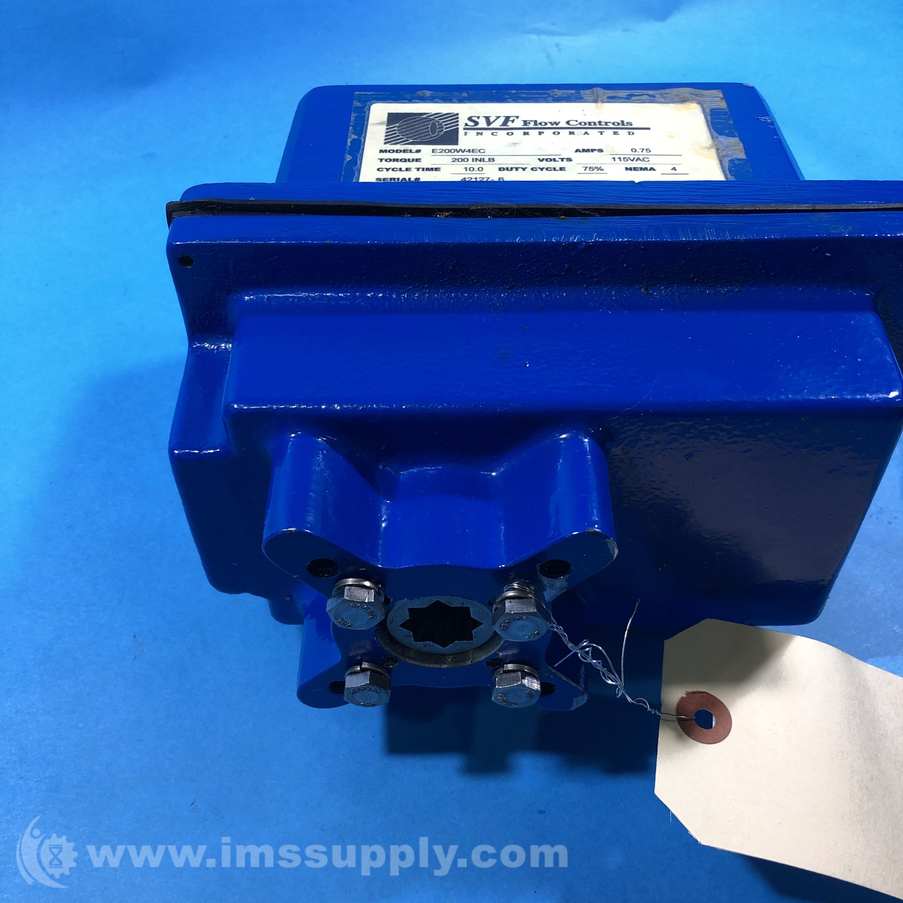 SVF Flow Controls E200W4EC Valve Actuator, 0.75 Amps - IMS Supply