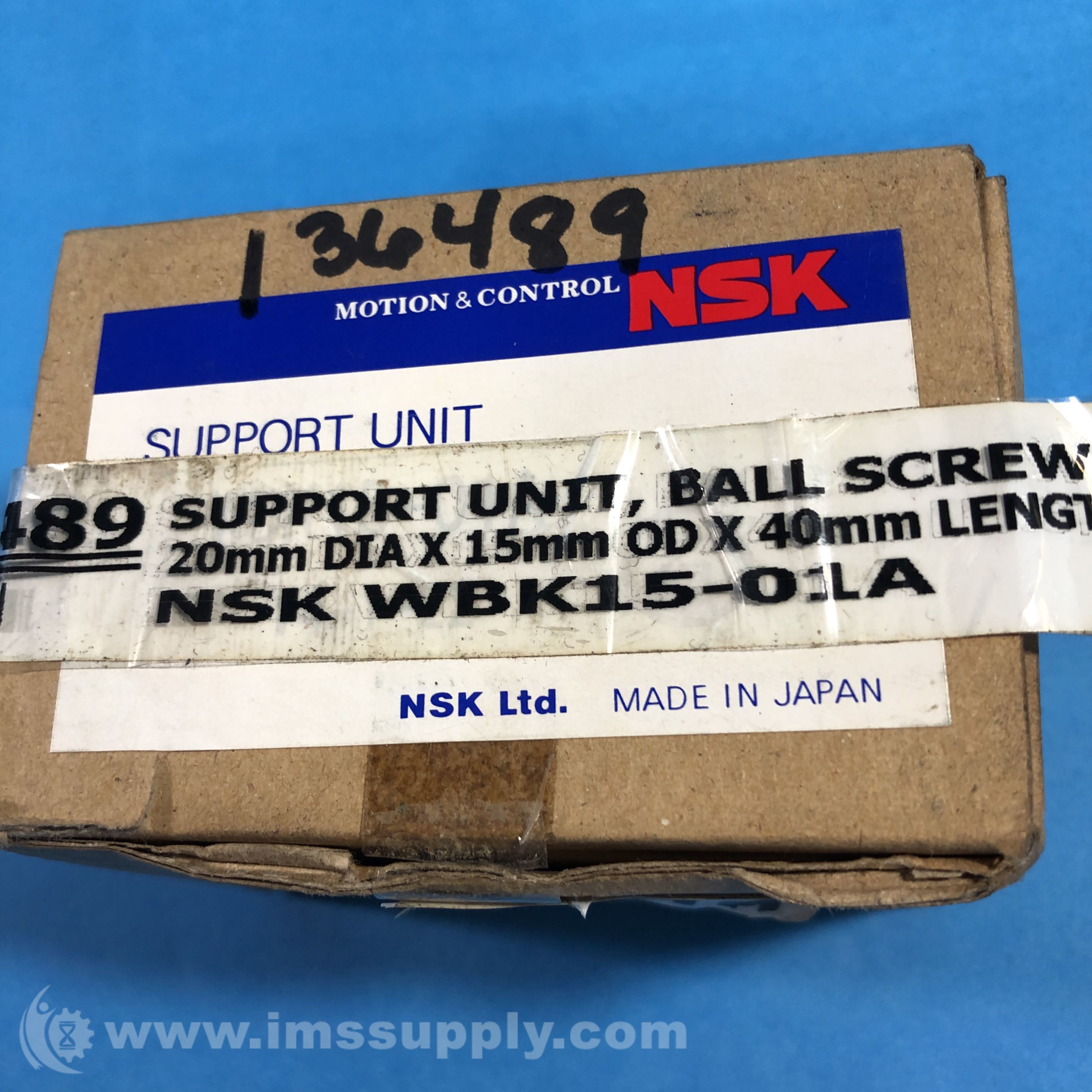 NSK WBK15-01A Support Unit - IMS Supply
