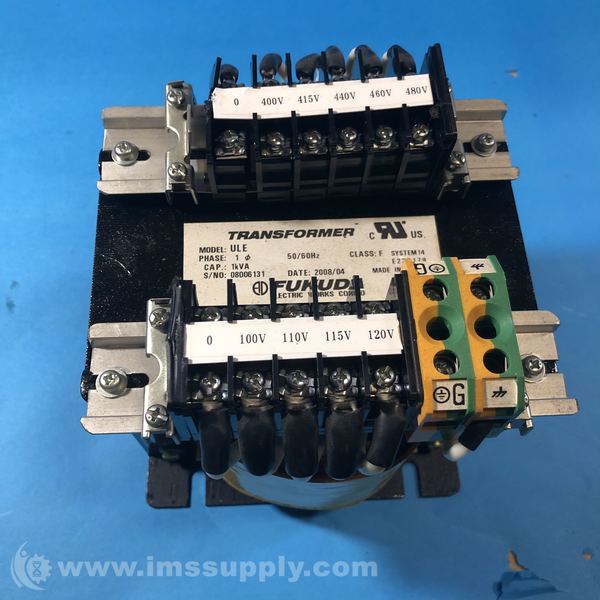 Fukuda ULE 0.5 kVA Transformer, Class F, 500 VA - IMS Supply