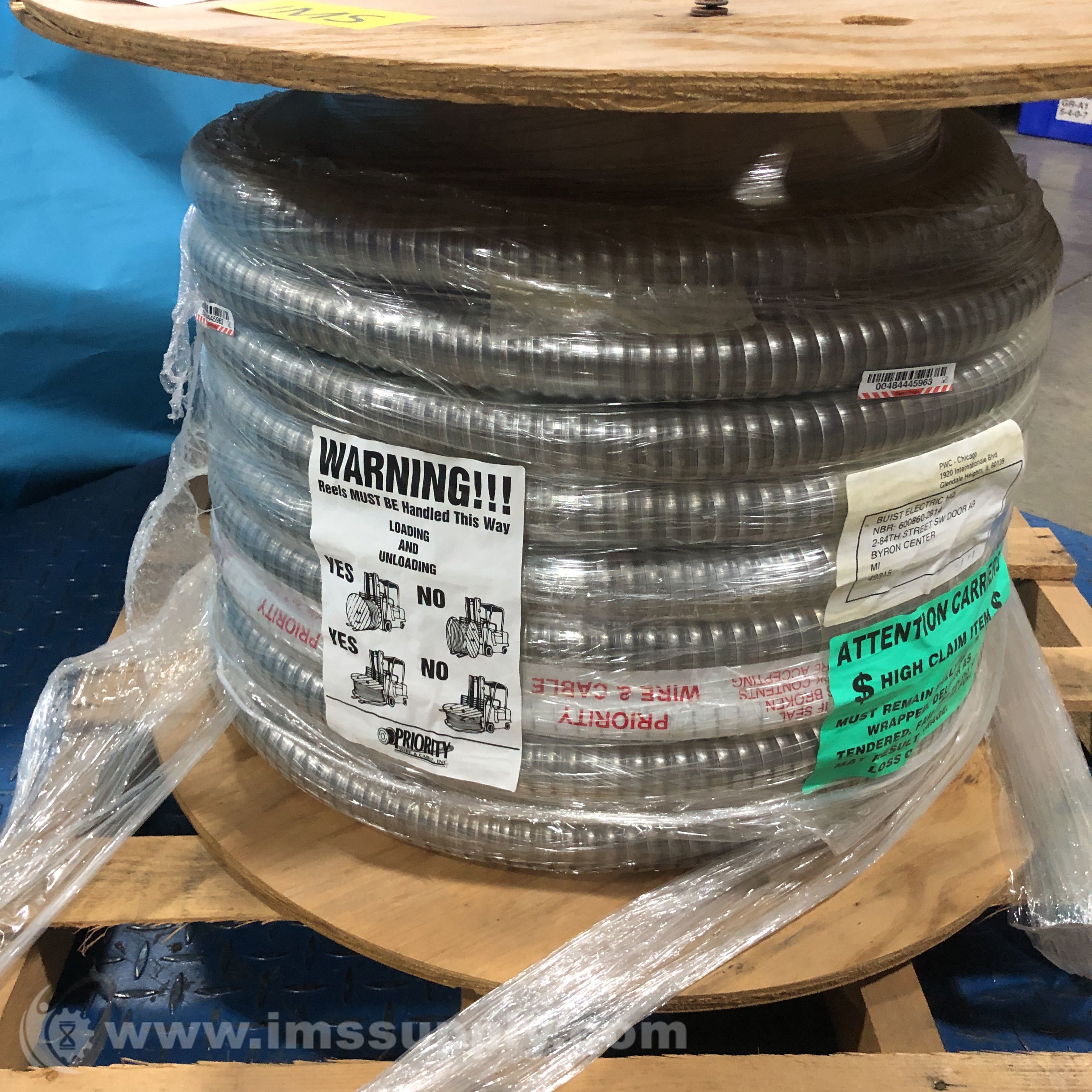 Priority Wire & Cable, Inc. 250-03GALUM-R-MC 100 Feet Cable - IMS Supply