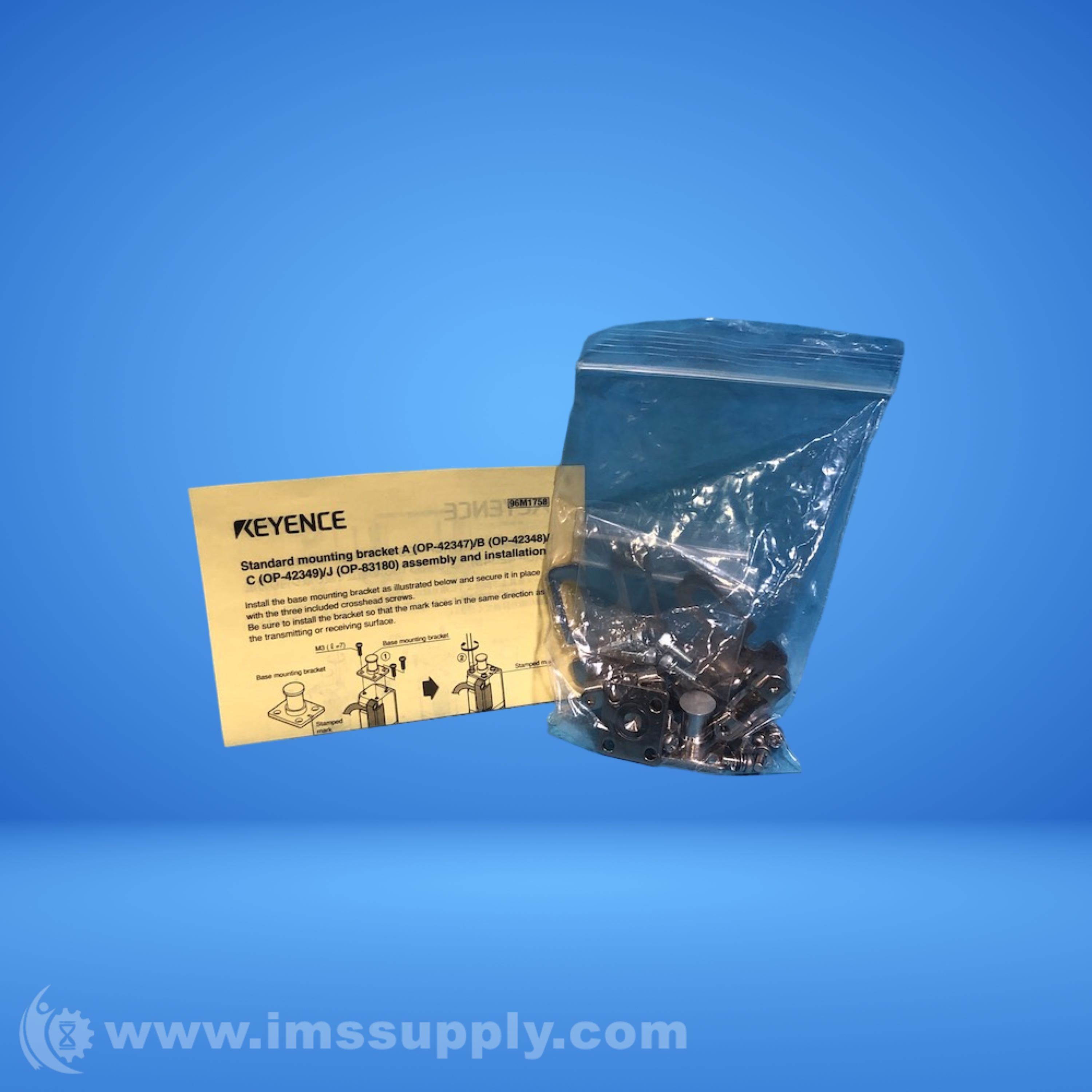 Keyence OP-42347 Safety Light Curtain Mounting Bracket Kit - IMS Supply