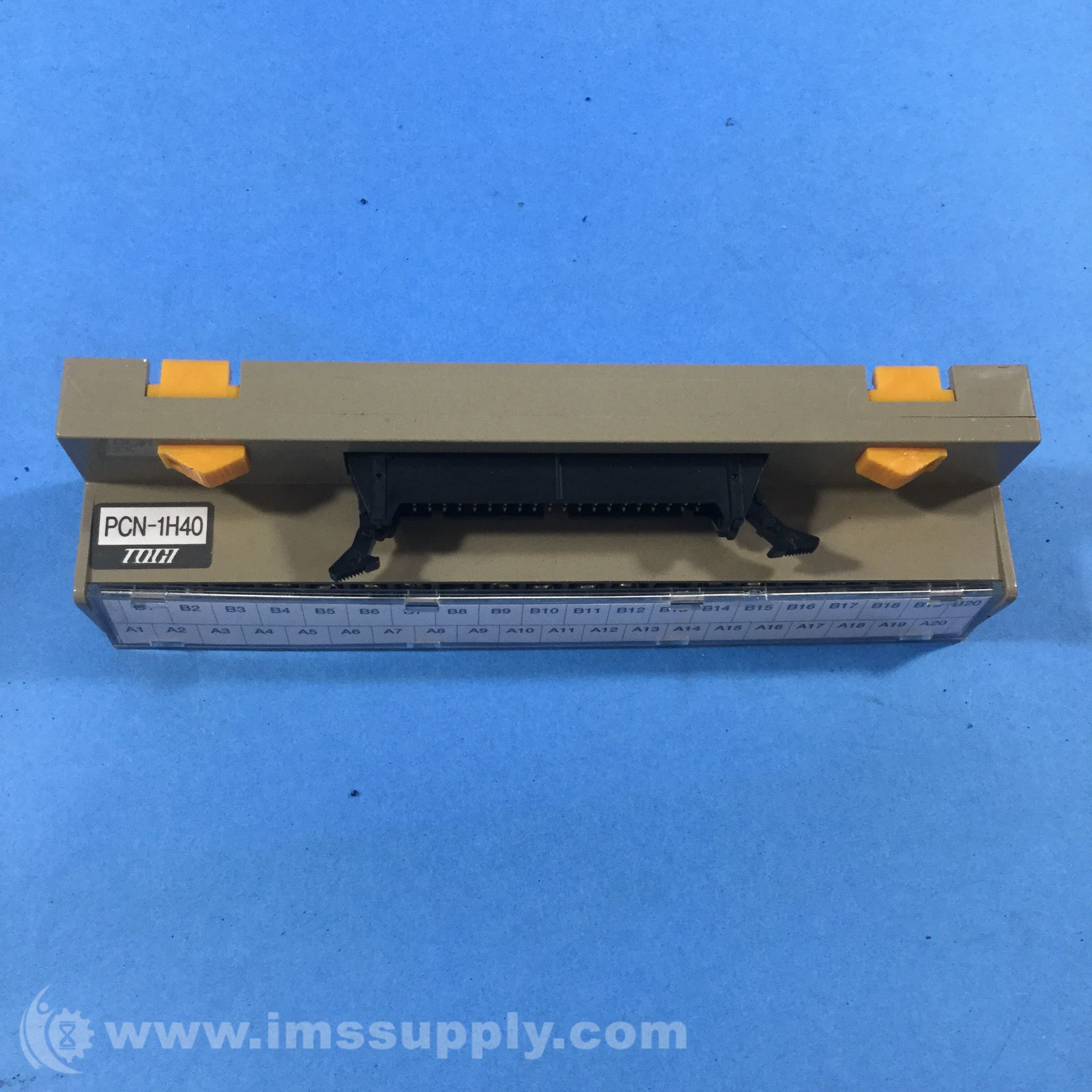 Togi PCN-1H40 Terminal Block, 1 AMP, 125 VAC/DC, 40 Pin - IMS Supply