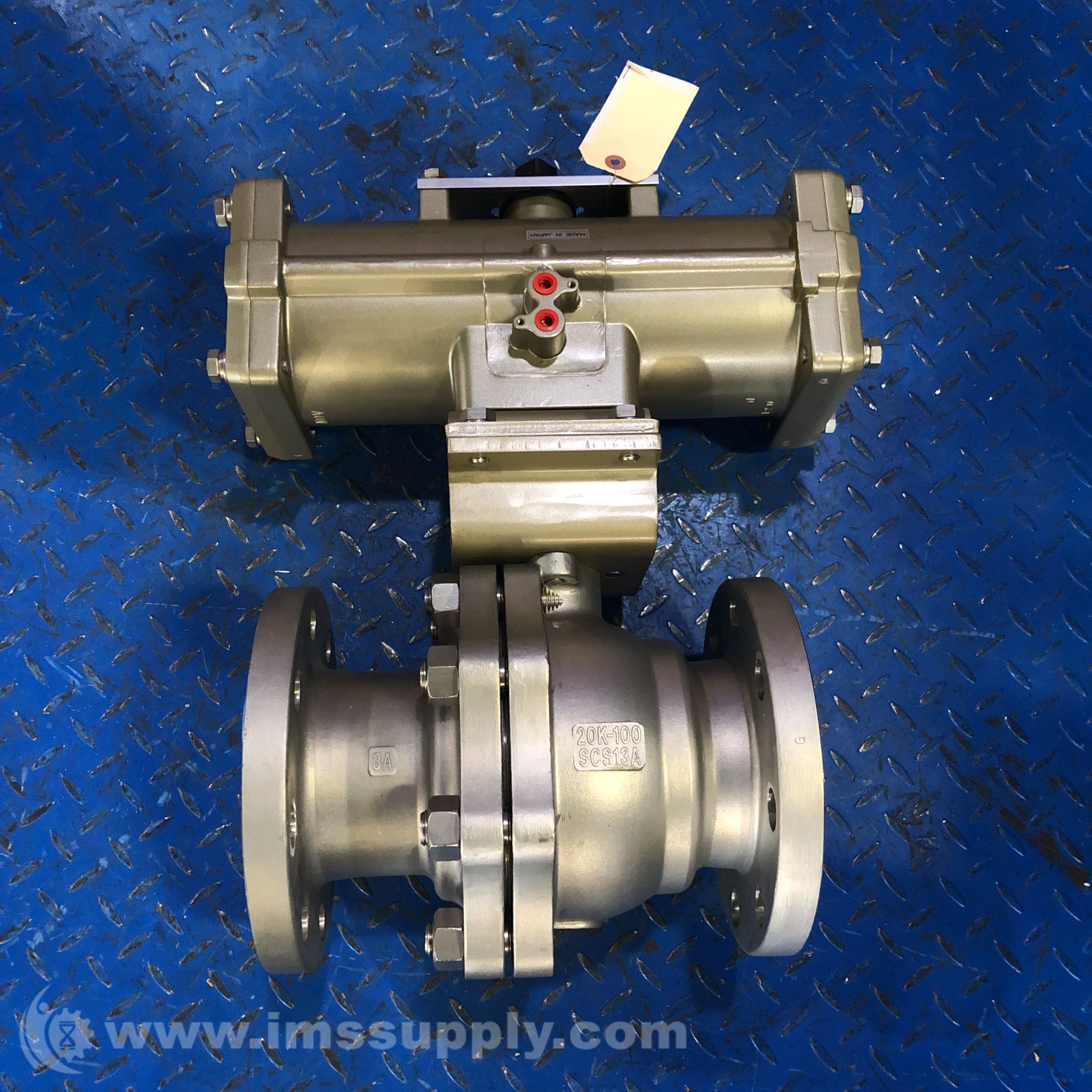NDV Nippon Daiya Valve Co. FPN1107NB DN-100 NDV Ball Valve - IMS Supply