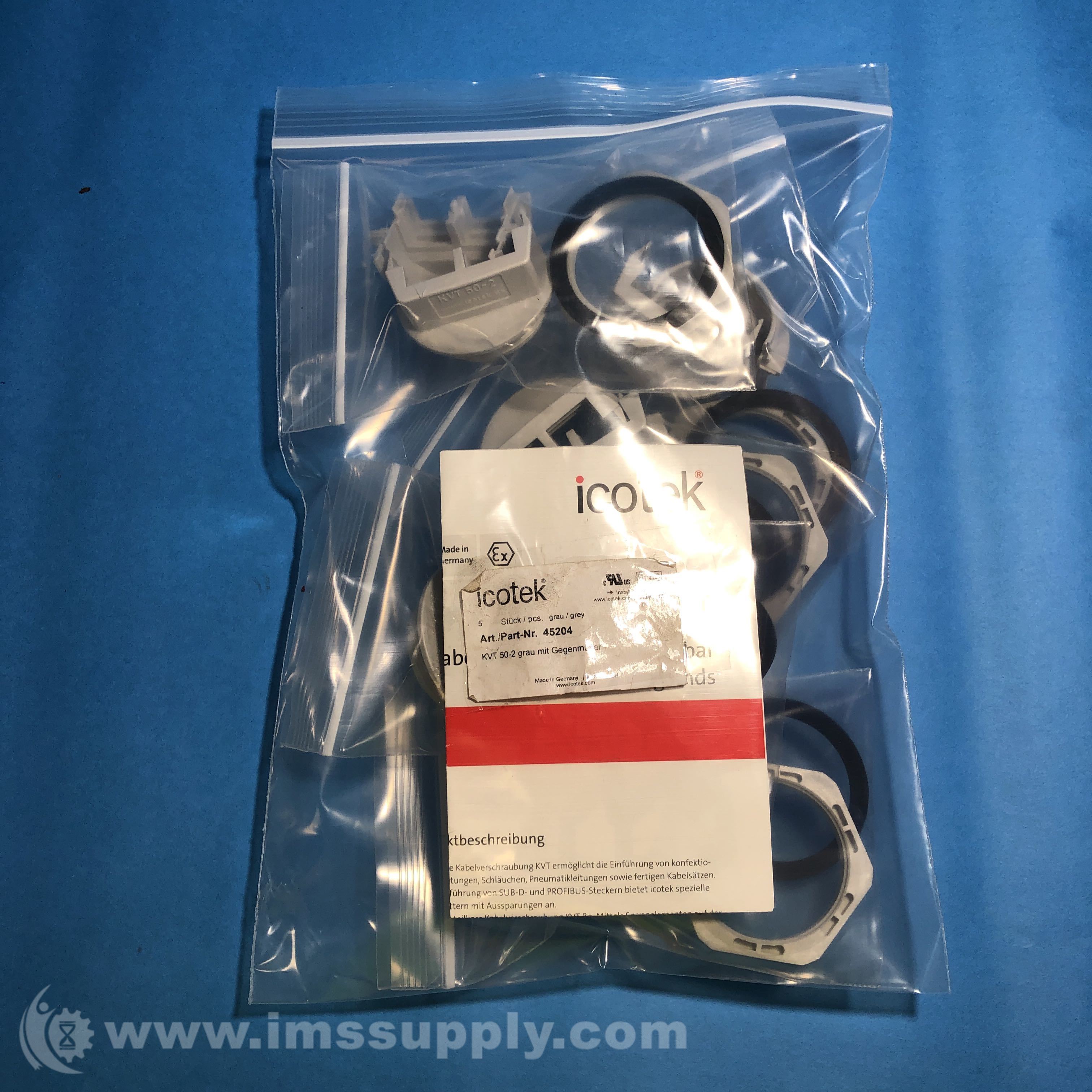 Icotek 45204 Bag of 5 Split Cable Glands - IMS Supply