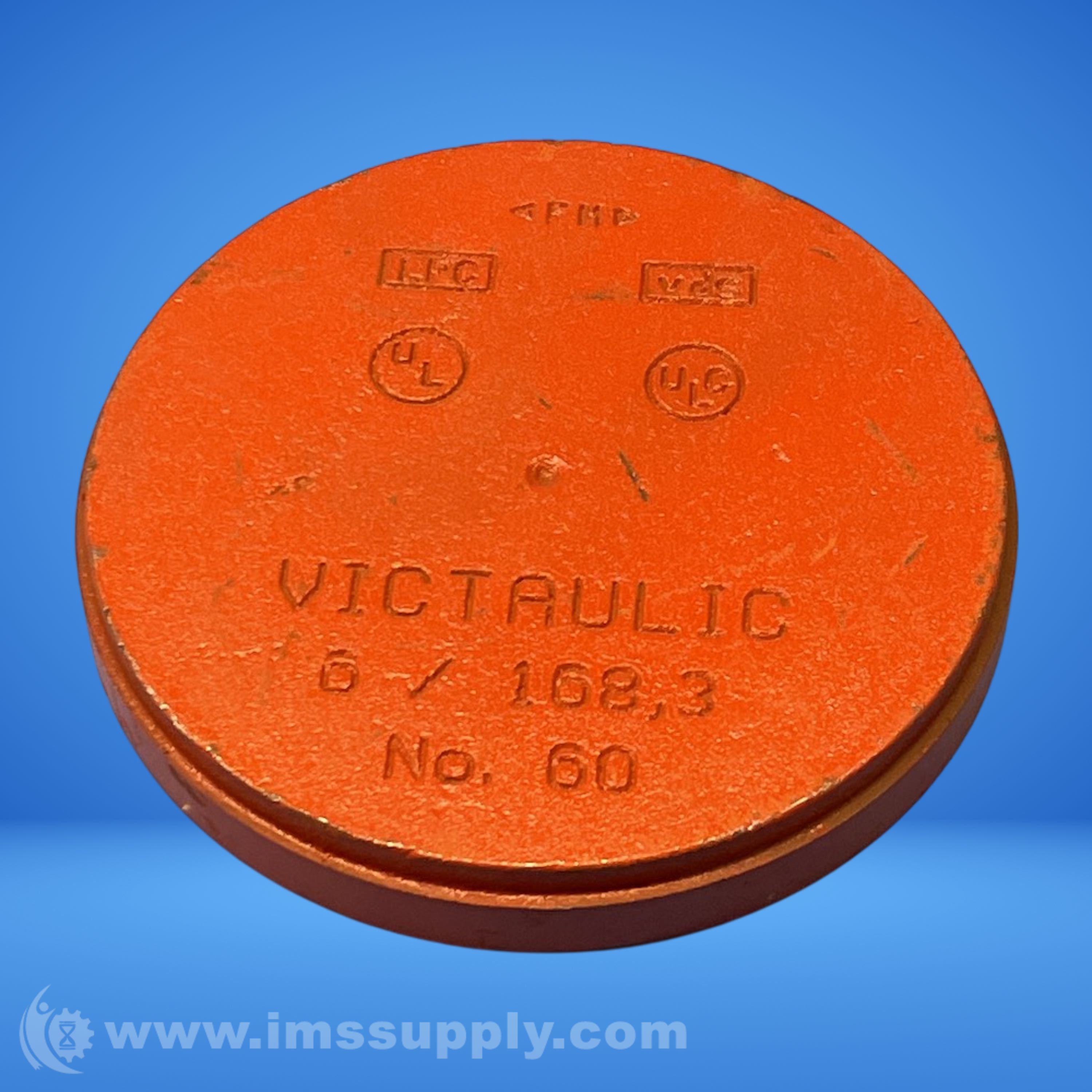 Victaulic 60 6 / 168.3 MM Grooved Cover Cap - IMS Supply