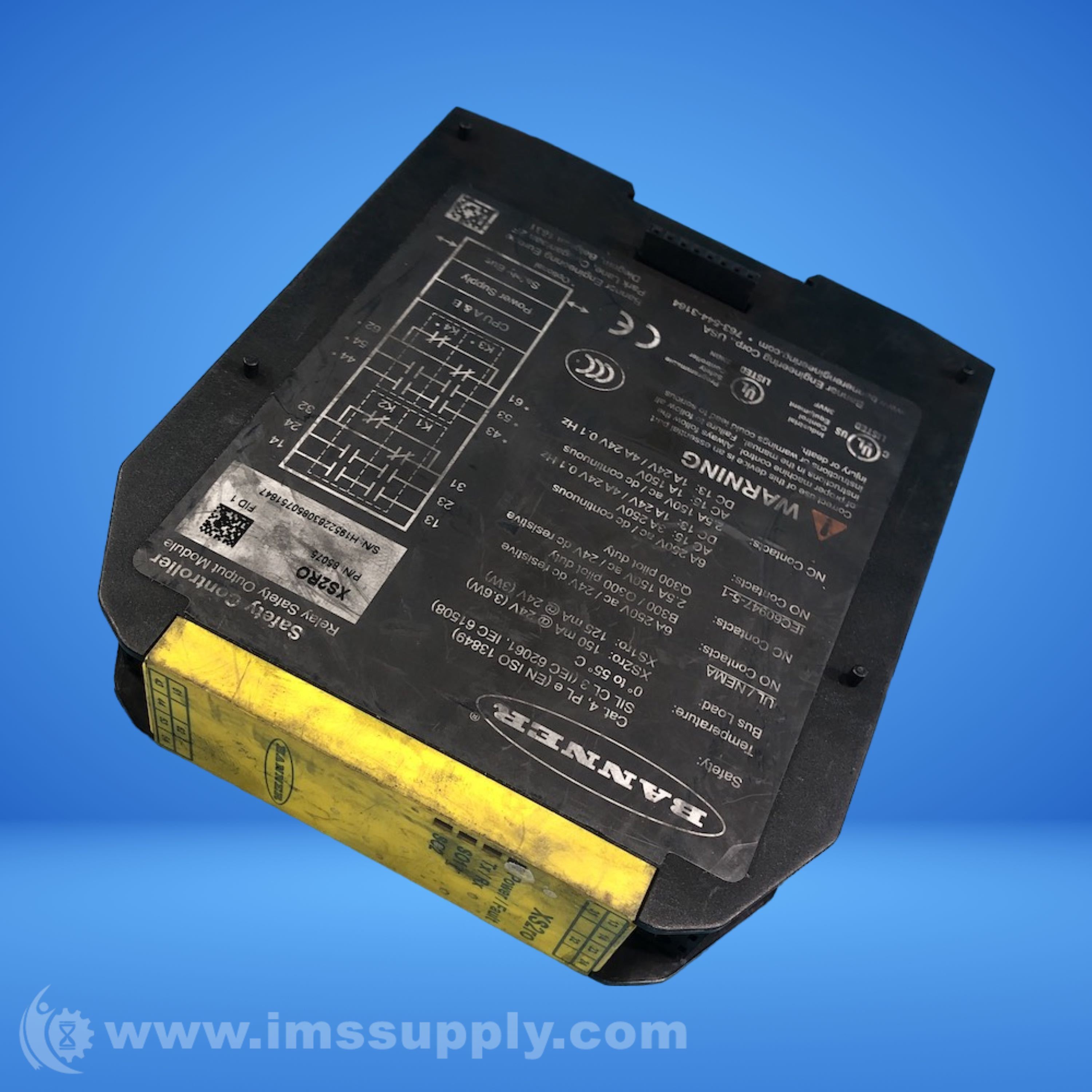 Banner Engineering Corp. XS2RO Safety Relay Output Module - IMS Supply