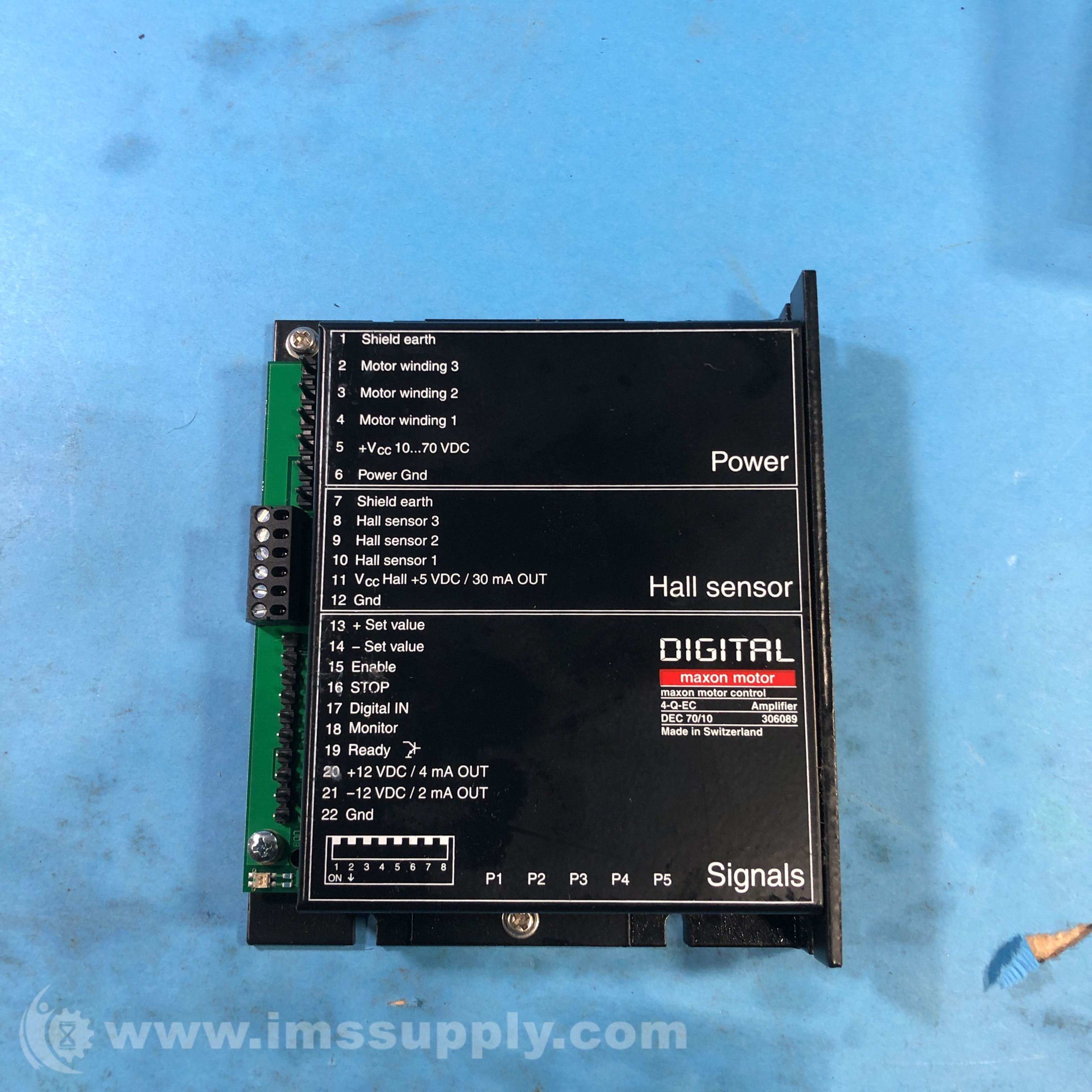 Maxon Motor 306089 DEC 70/10 Digital 4-Q-EC Amplifier, 70 V / 10 - IMS ...