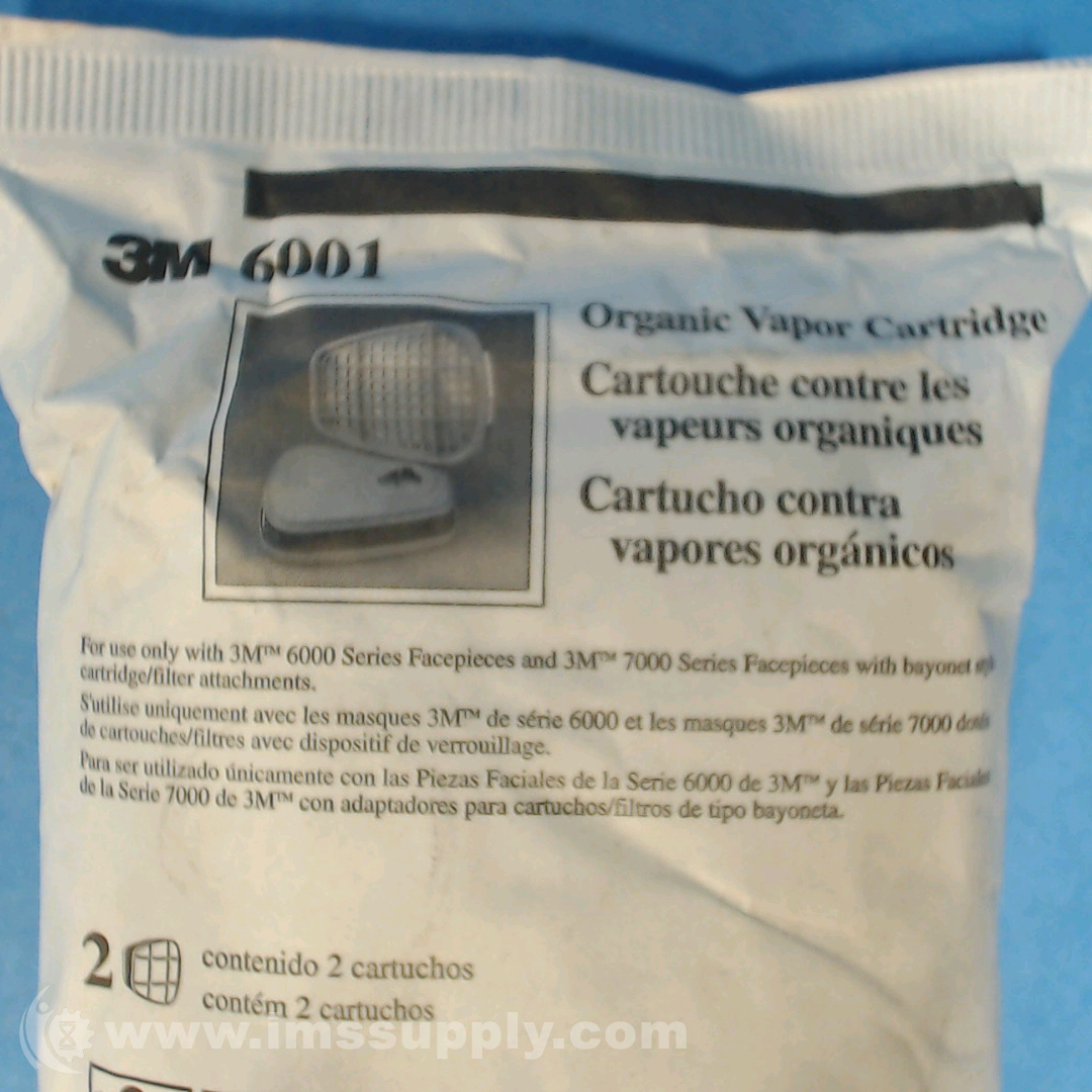 3M 6001 Organic Vapor Cartridge 2 Pack - IMS Supply