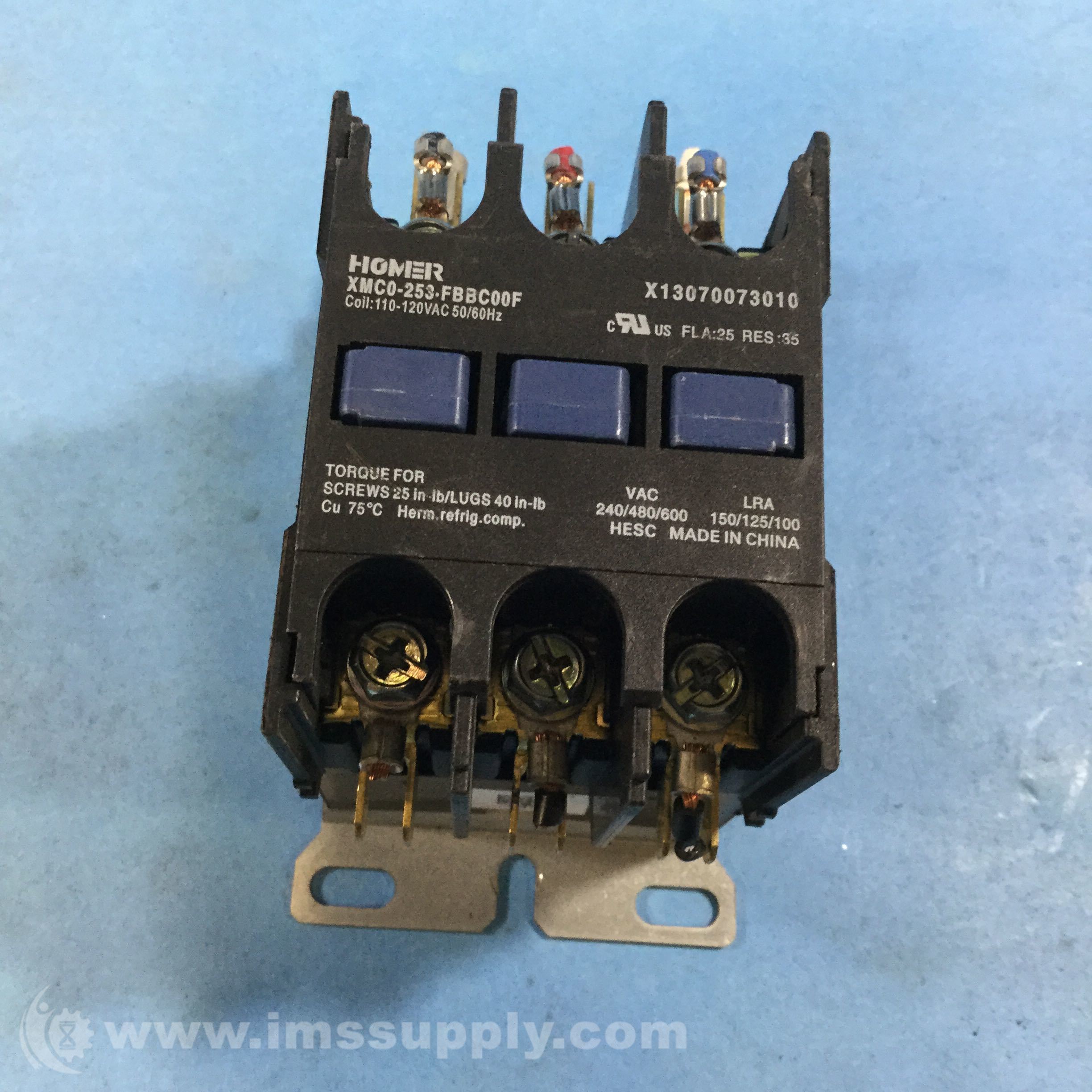 Homer XMC0-253-FBBC00F XMC0 Series Definite Purpose Contactor - IMS Supply