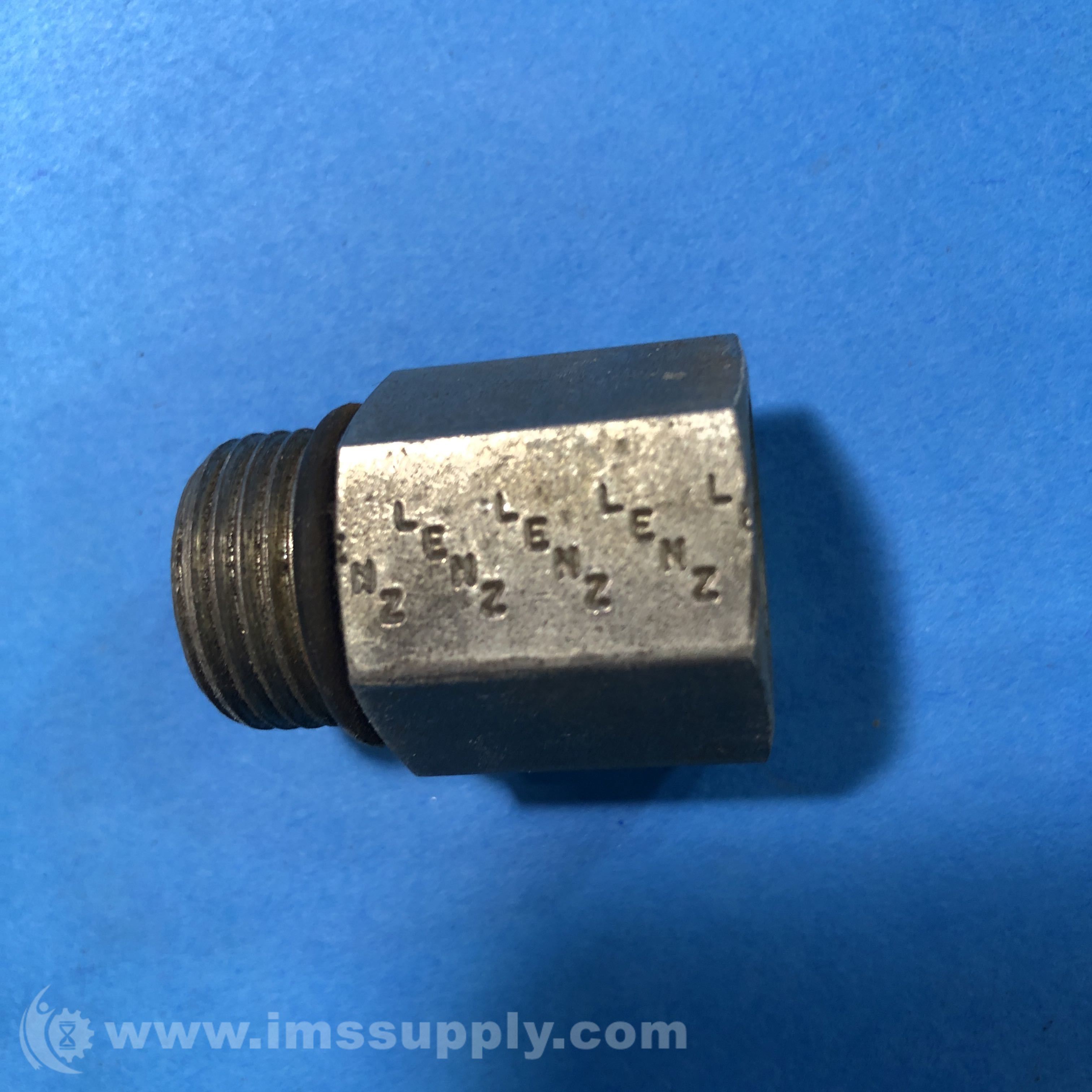 Lenz 8 Hex O Ring Threaded Straight Fitting - IMS Supply