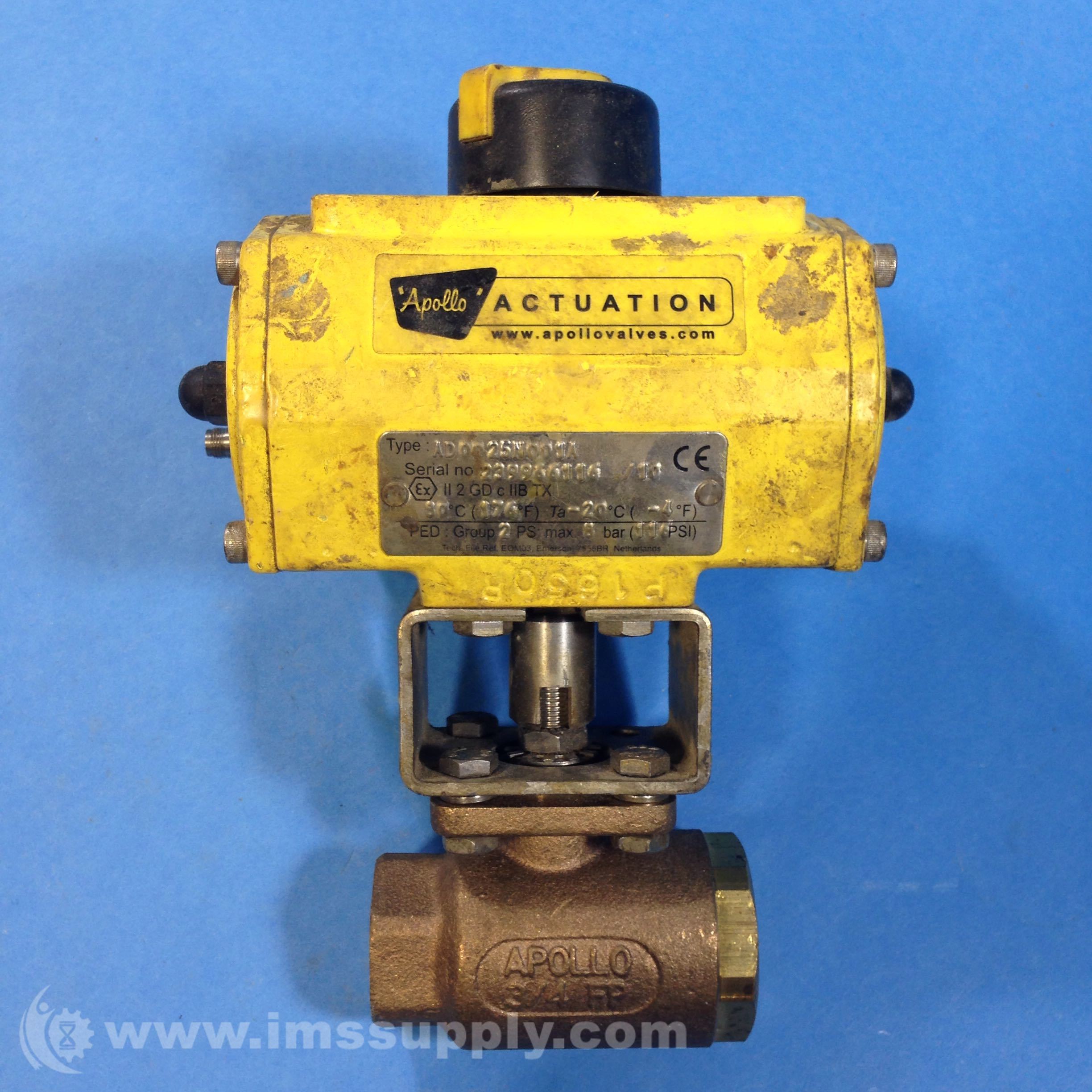 Apollo AD0025N001A Pneumatic Actuator Double Acting - IMS Supply