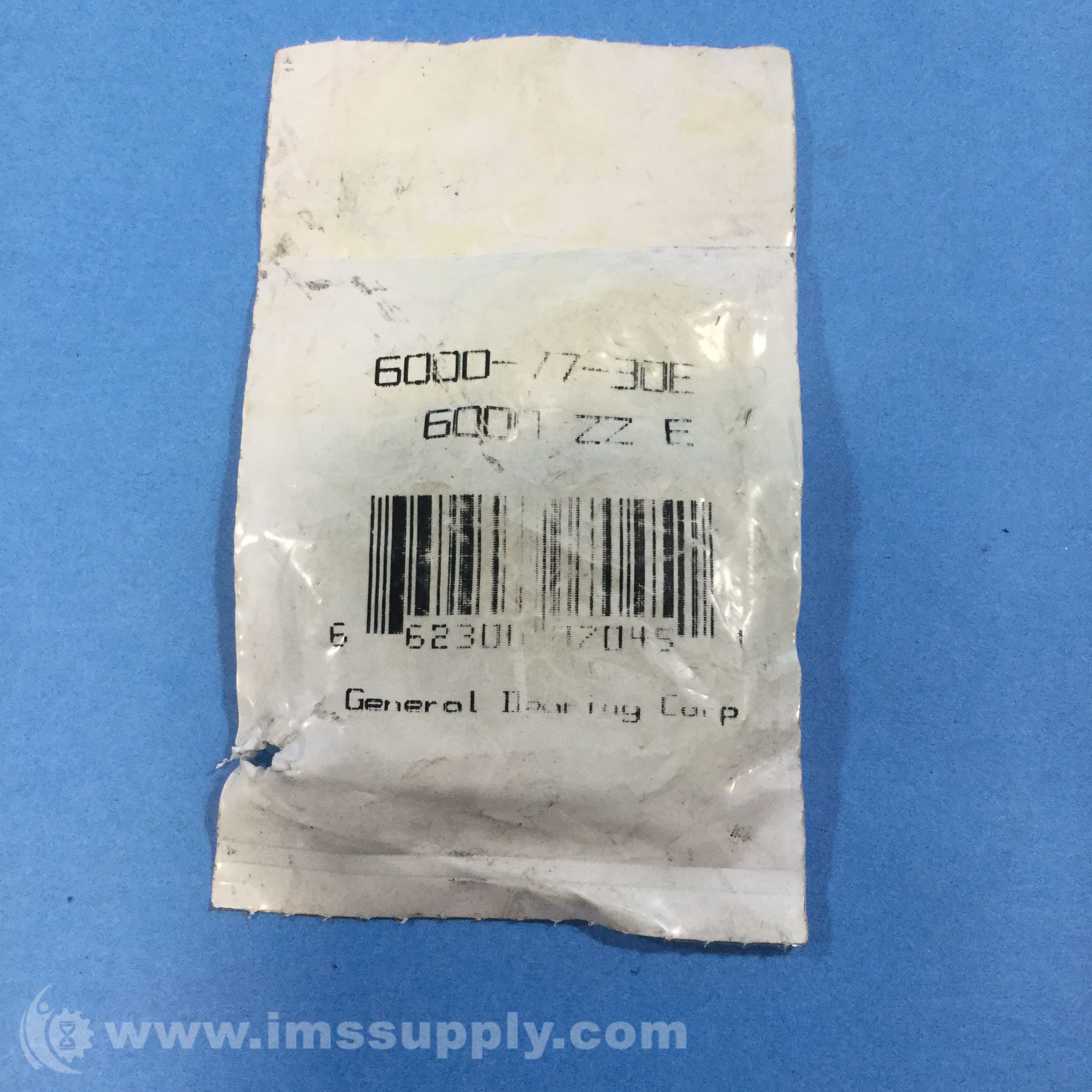 General Broach Company (GBC) 6000Z Sealed Bearing - IMS Supply